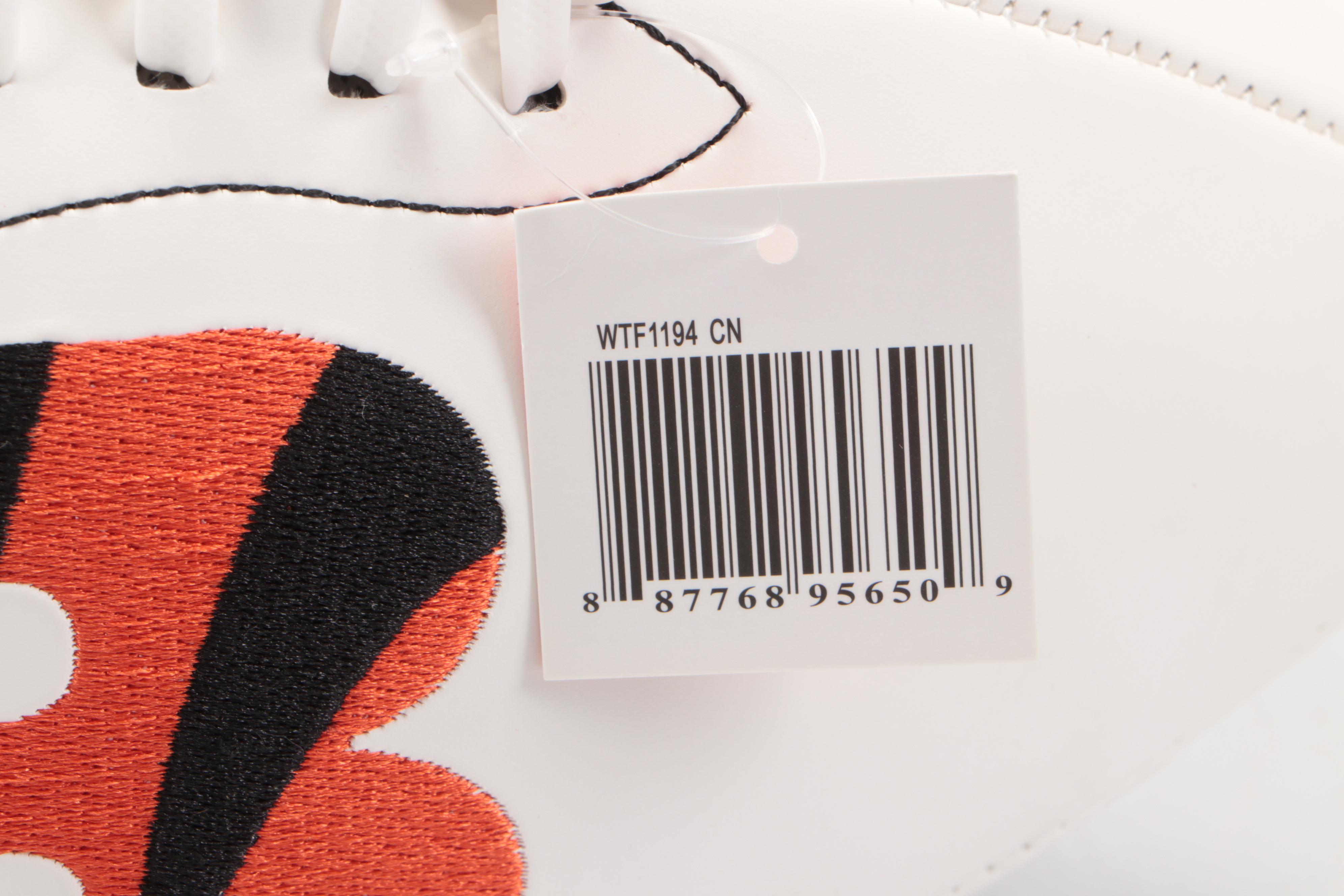 Sam Hubbard Signed Cincinnati Bengals Wilson Football with Display | EBTH