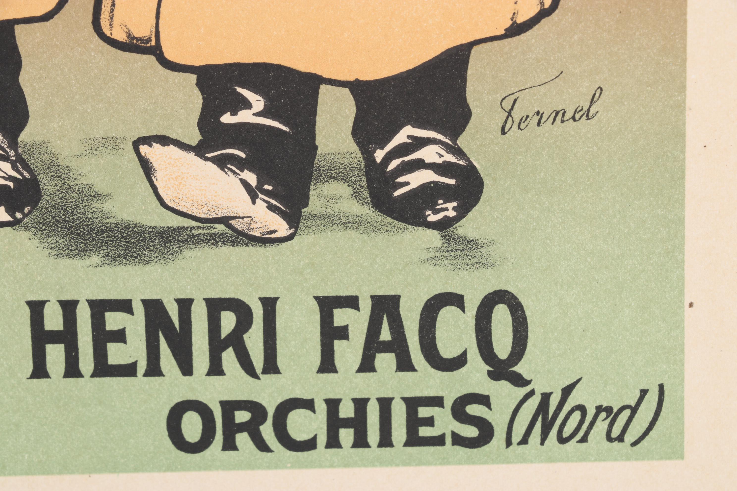 Lithograph After Fernand Fernel from "Les Maîtres de l'Affiche," 1899 ...