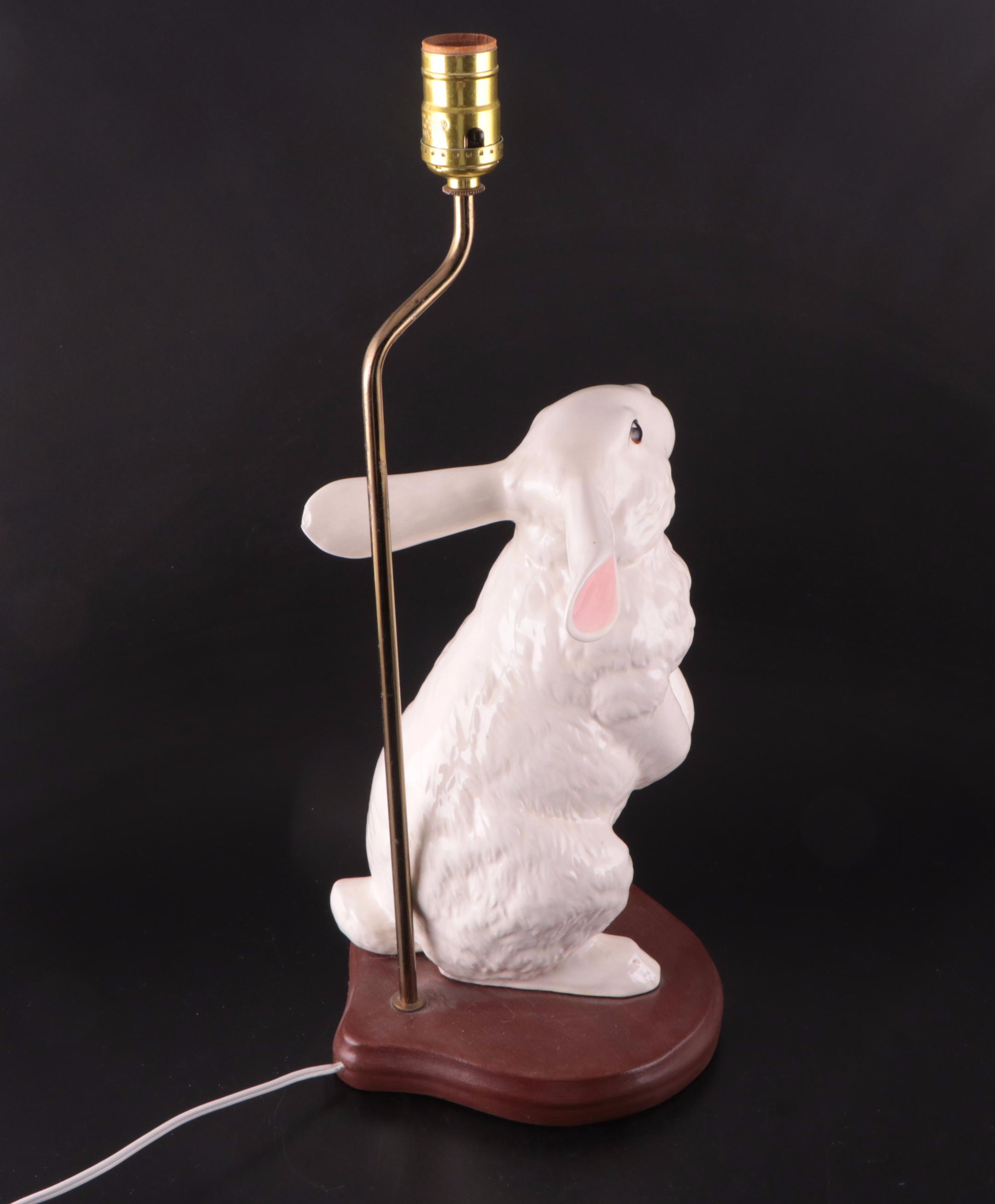 Godinger Silver Plate Shakers with Ceramic Rabbit Table Lamp and More ...