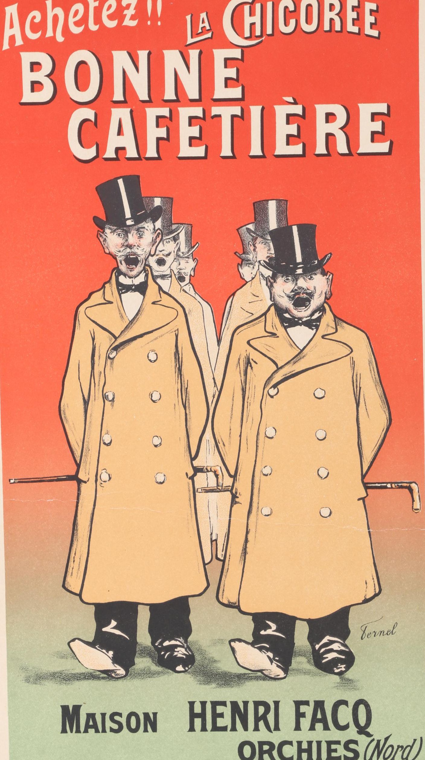 Lithograph After Fernand Fernel from "Les Maîtres de l'Affiche," 1899 ...