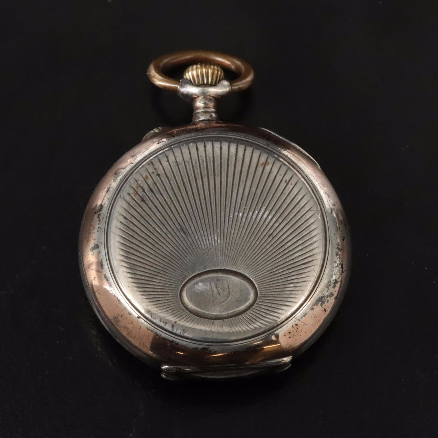 Antique German 800 Silver Pocket Watch | EBTH