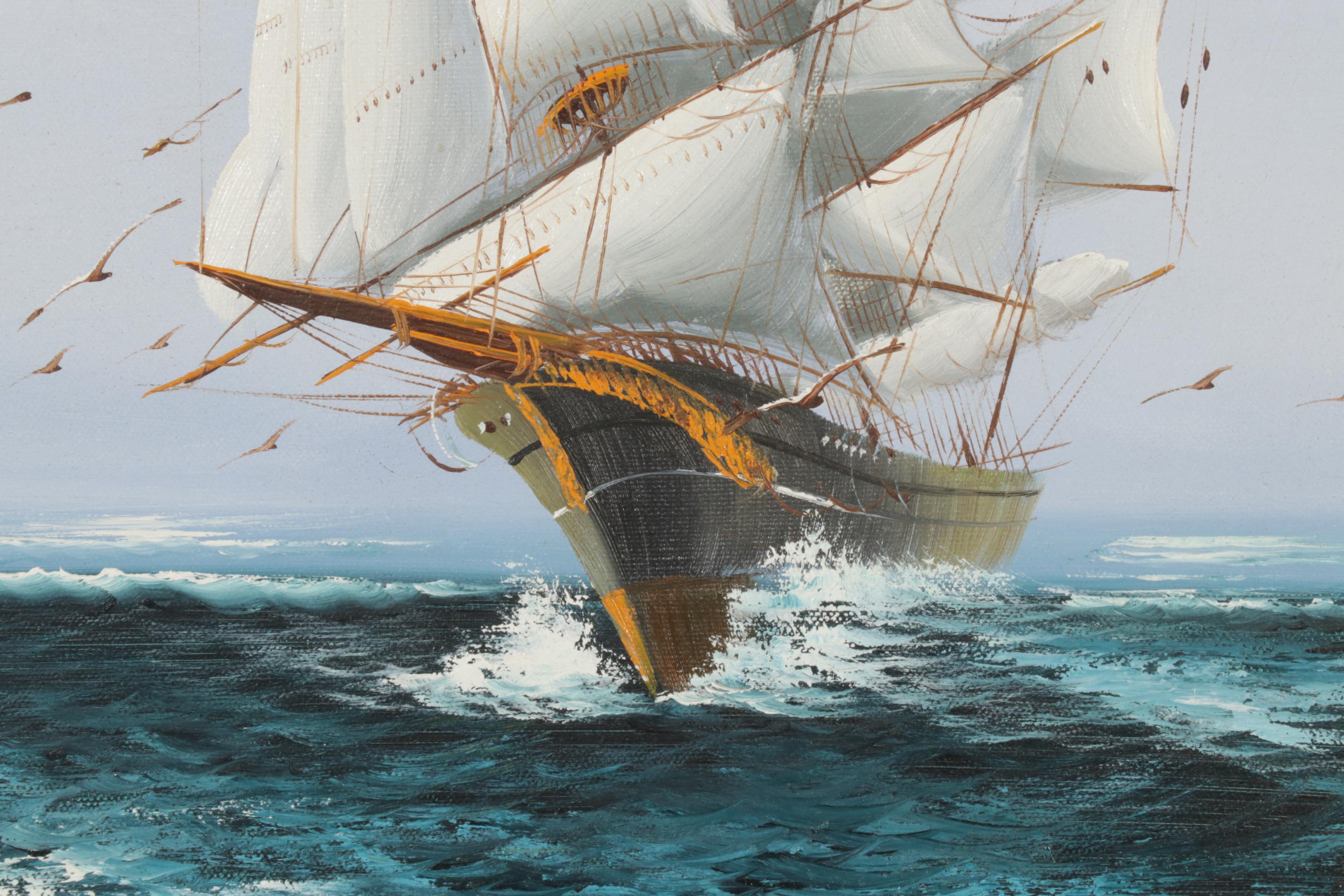 Hewitt R. Jackson Maritime Oil Painting, Mid to Late 20th Century | EBTH