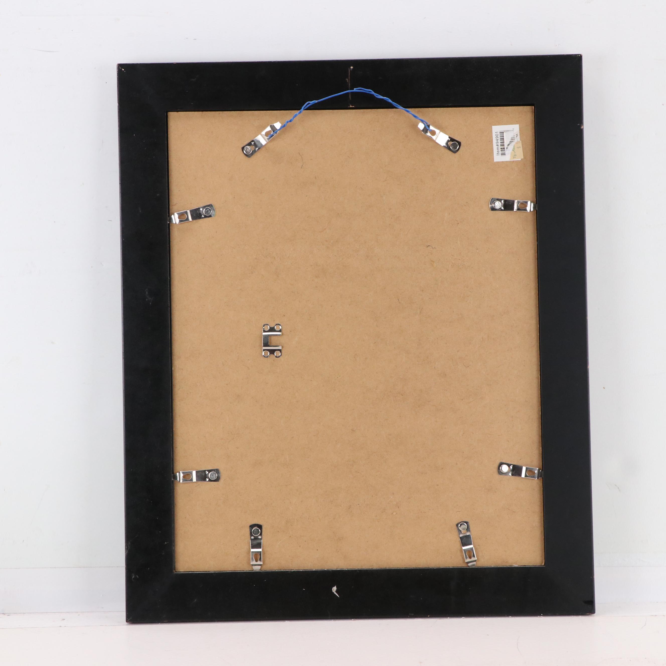 Walter Knestrick Watercolor Painting of Coastal Landscape with Harbor ...