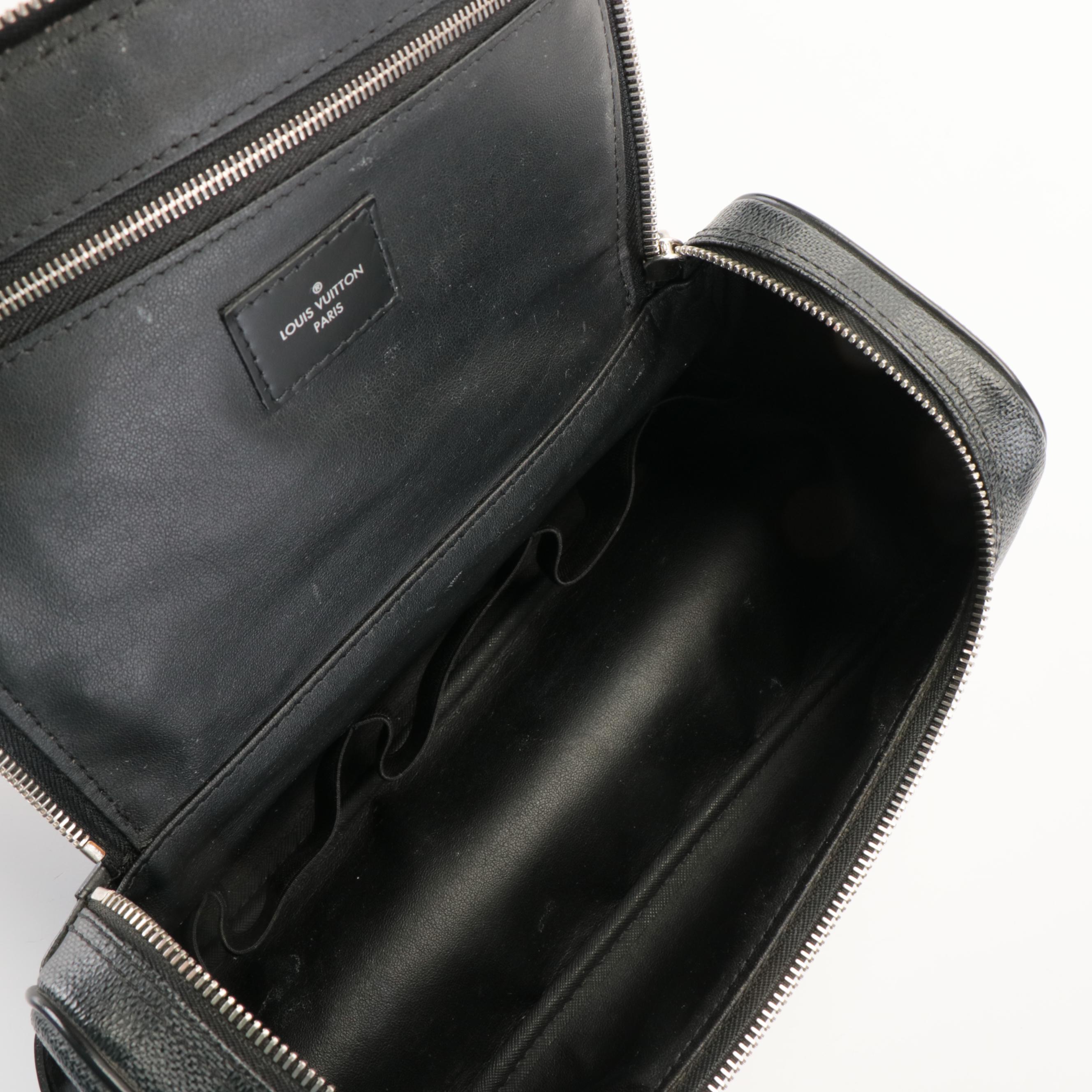Louis Vuitton Cosmetic Case in Damier Graphite Coated Canvas | EBTH