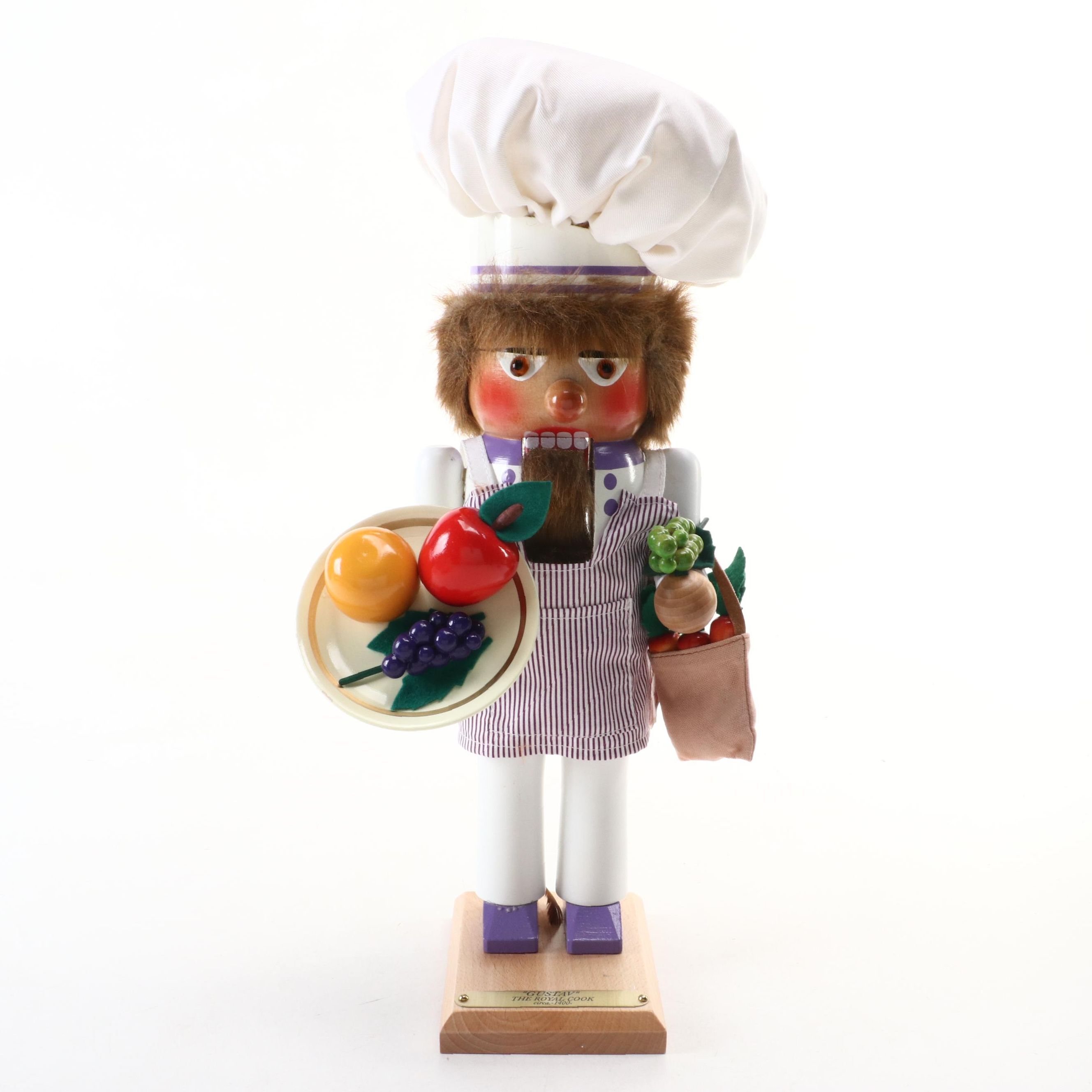 Steinbach Club Member Piece III "Gustav" The Royal Cook Wood Nutcracker ...