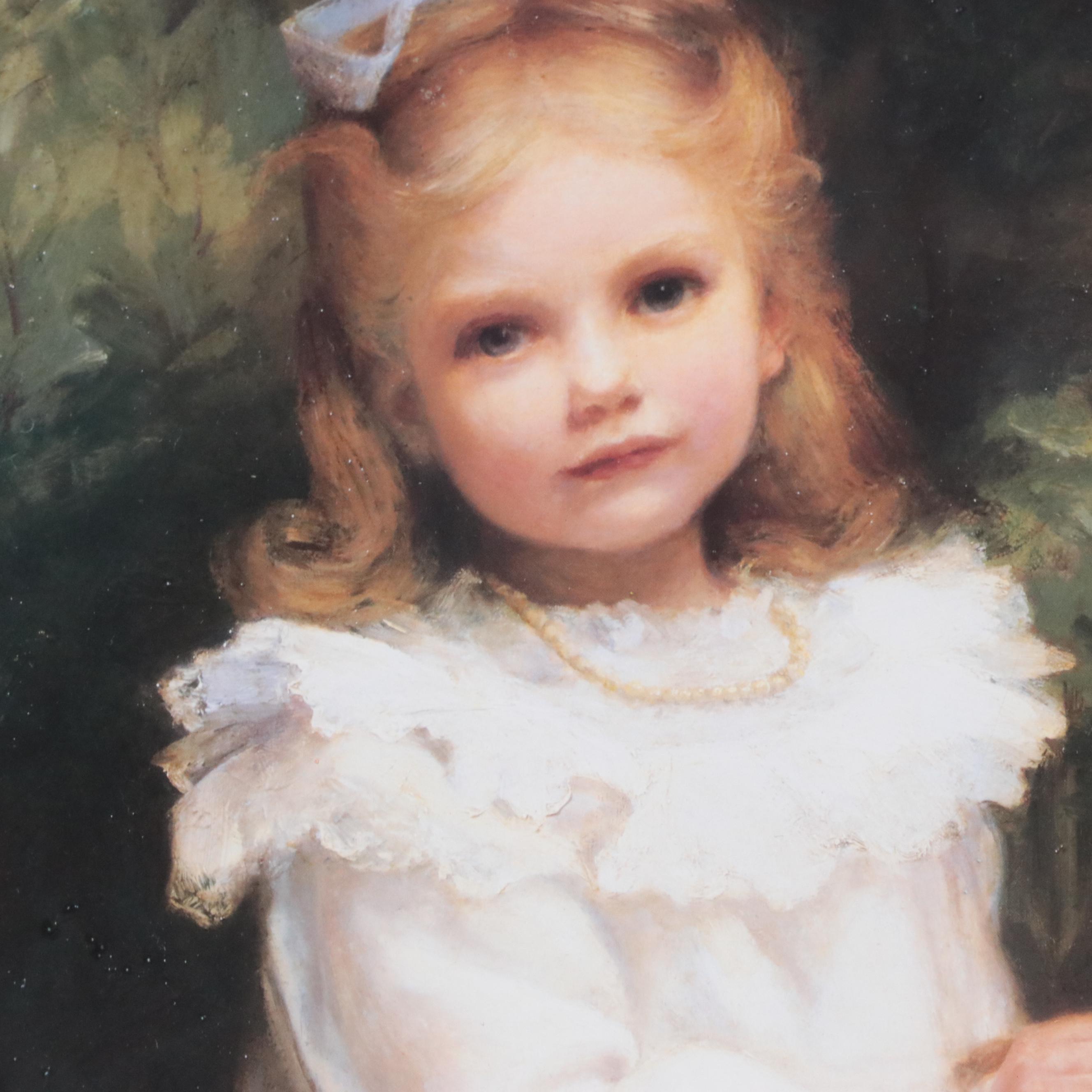 Offset Lithograph After Emma Irlam Briggs "Blackberry Picking ...