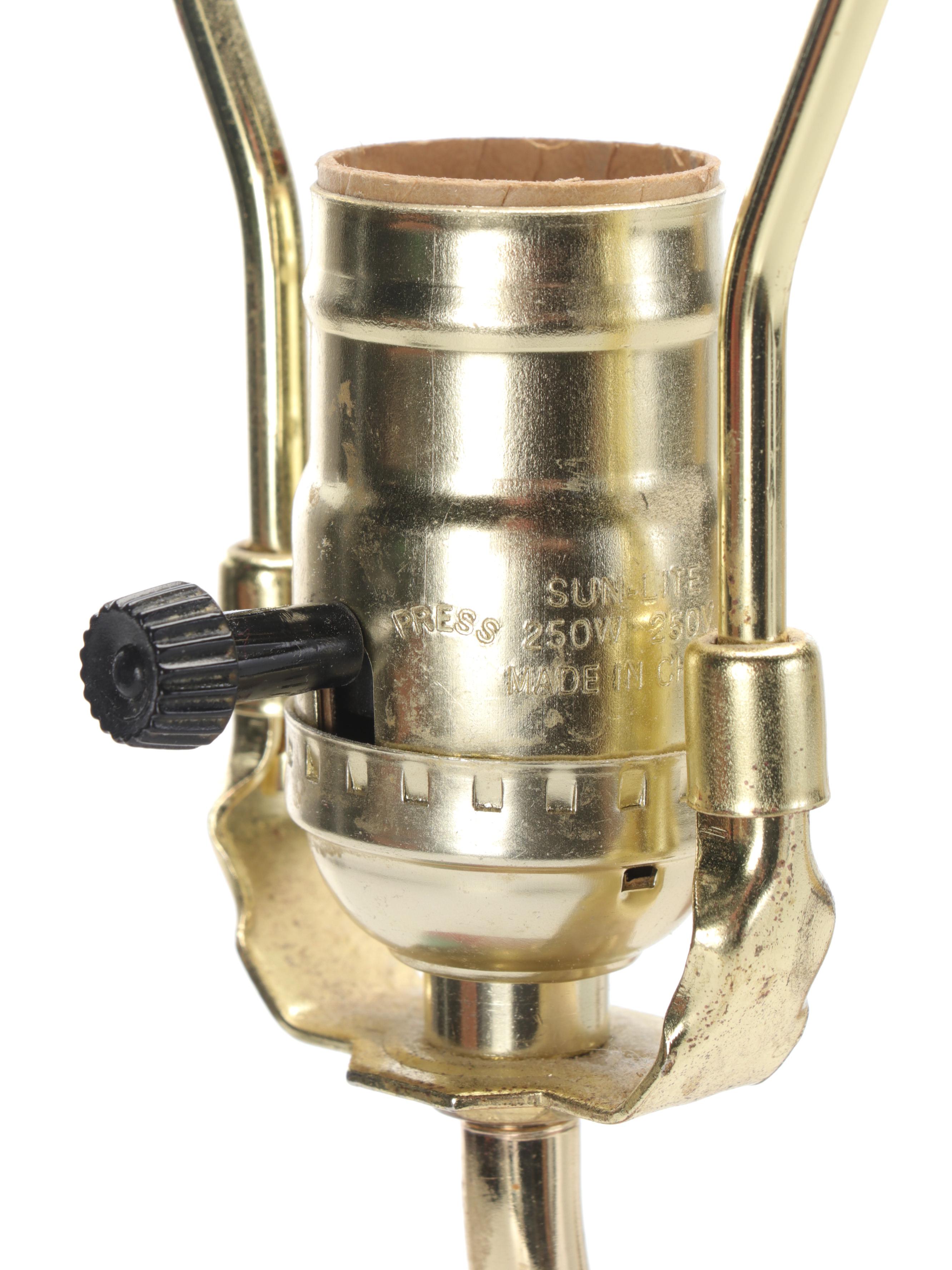 Resin and Brass Lighthouse Table Lamps | Everything But The House