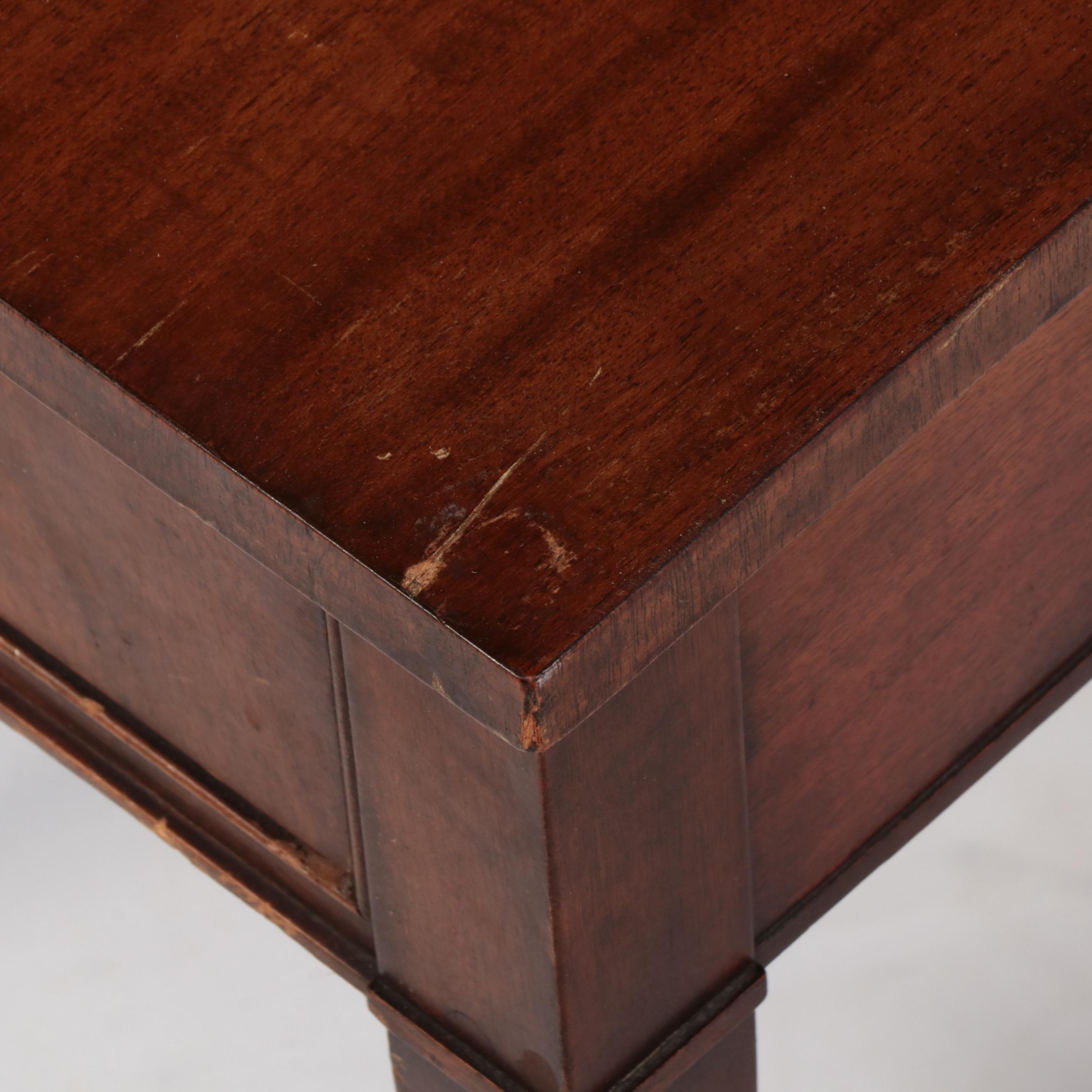 Pair of Imperial Furniture Federal Style Mahogany Side Tables, Mid-20th ...