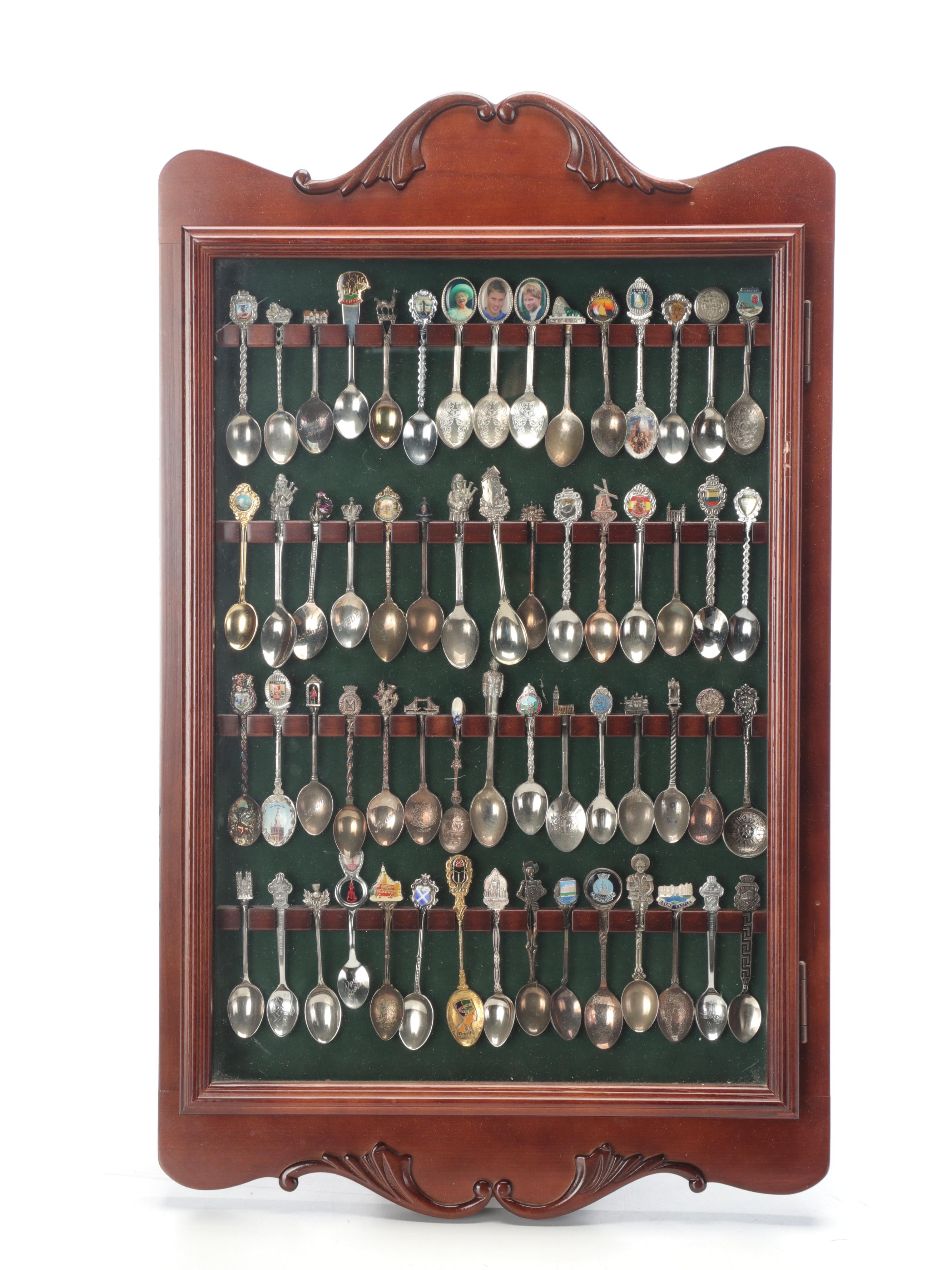 Royal Family and Travel Silver Plate, Sterling Souvenir Spoons in ...