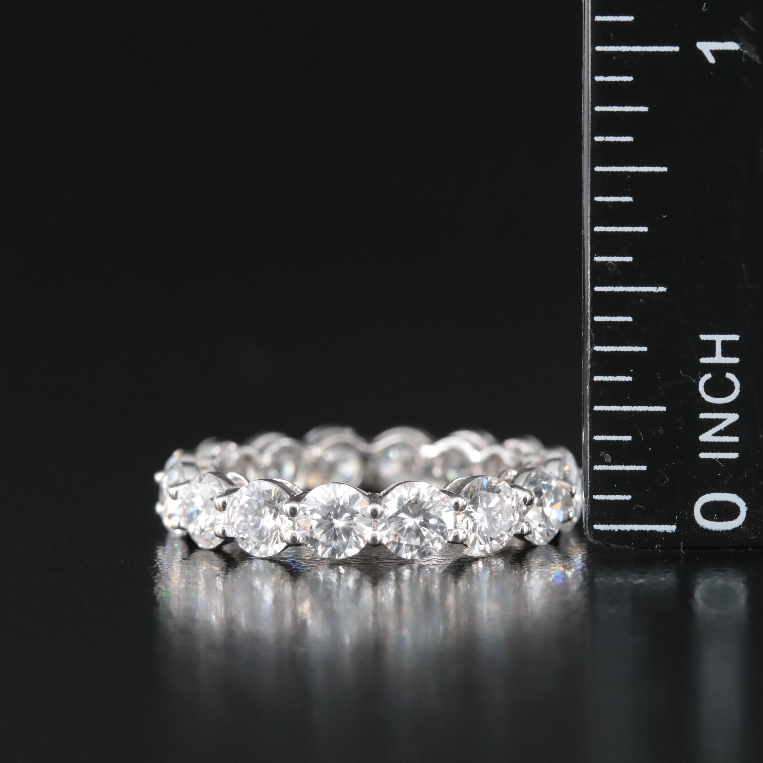 14K 4.33 CTW Lab Grown Diamond Eternity Band | Everything But The House