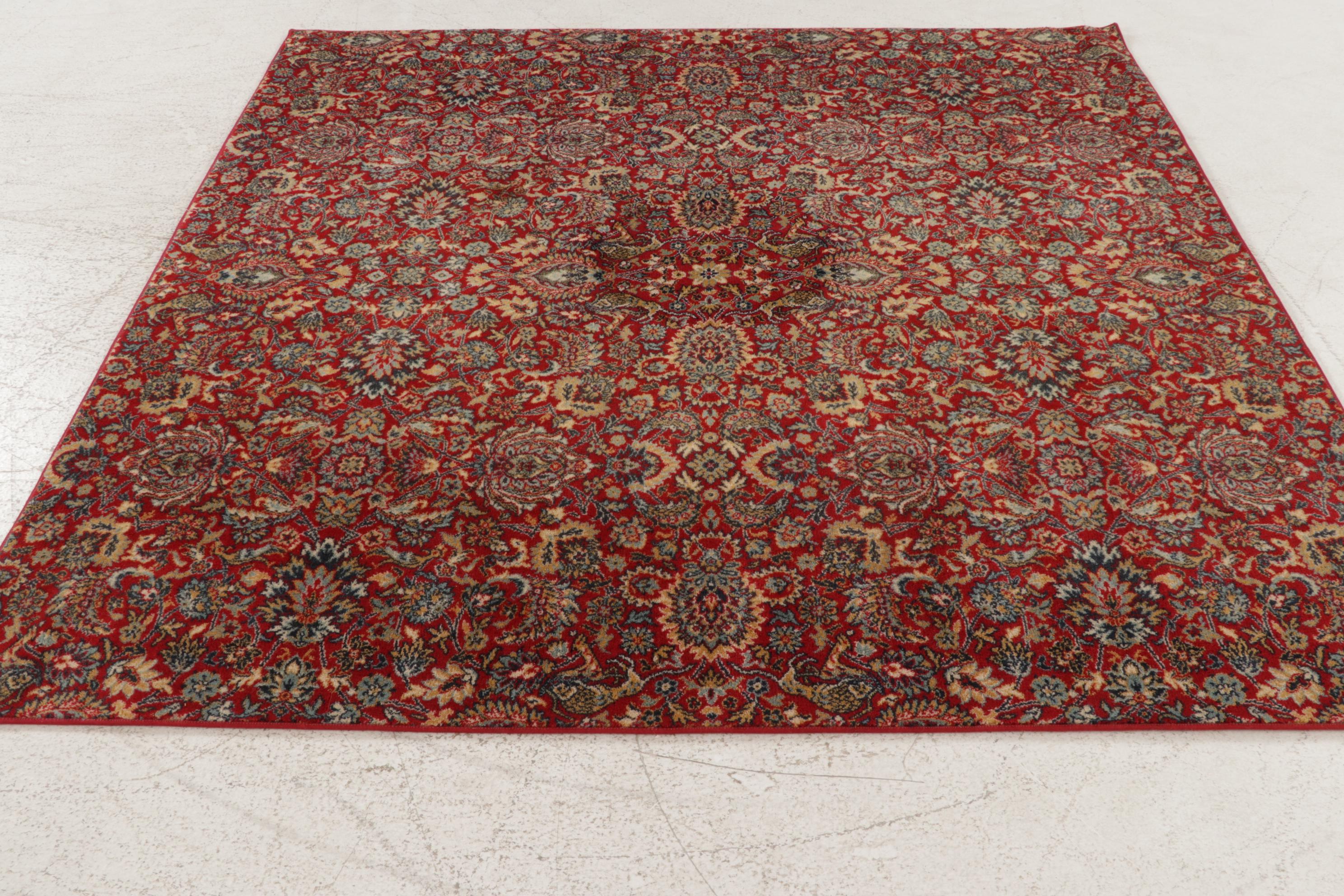 6' x 6'1 Machine Made Indo-Persian Tabriz Area Rug | Everything But The ...
