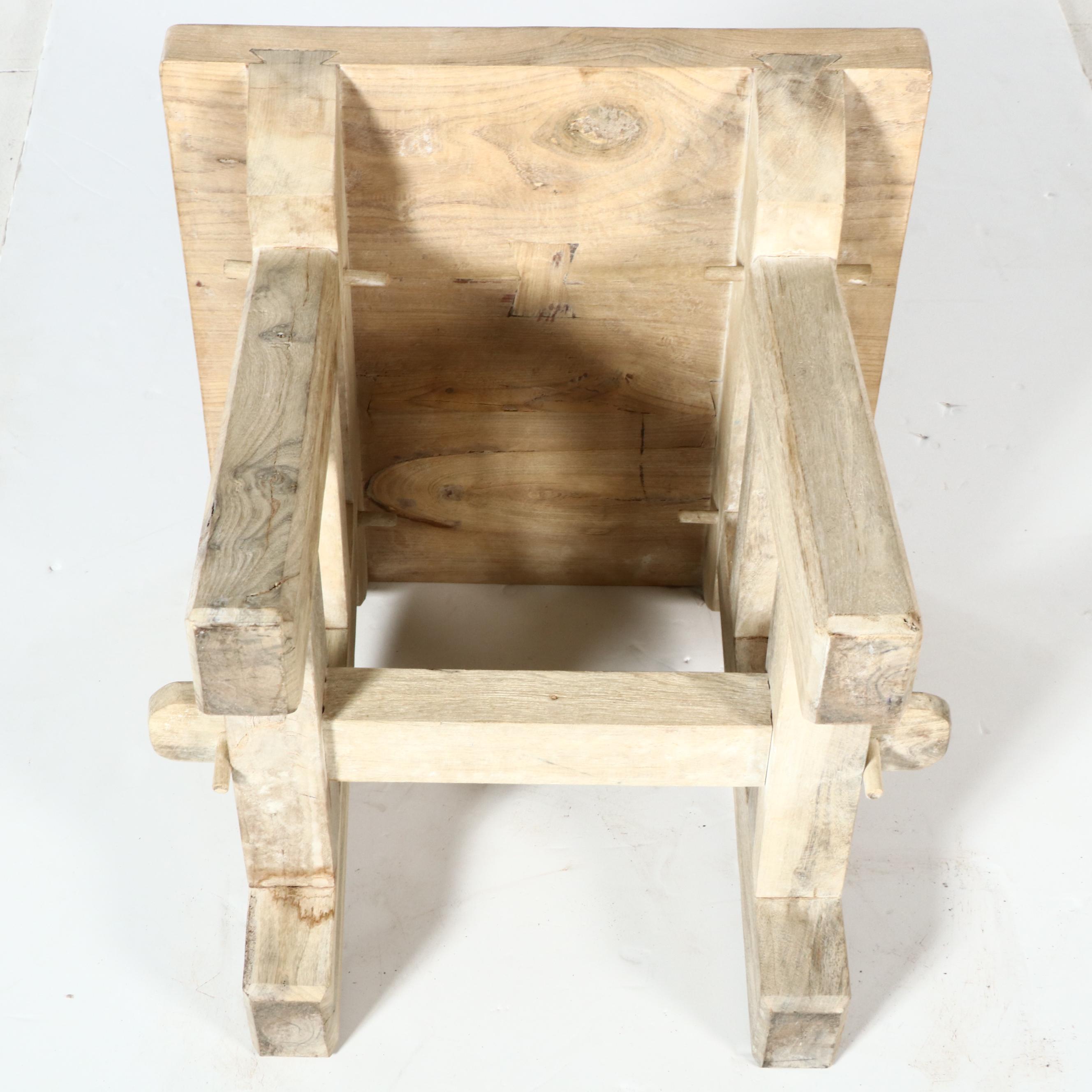 Blue Ocean Traders "Timbers" Hardwood Side Table | EBTH