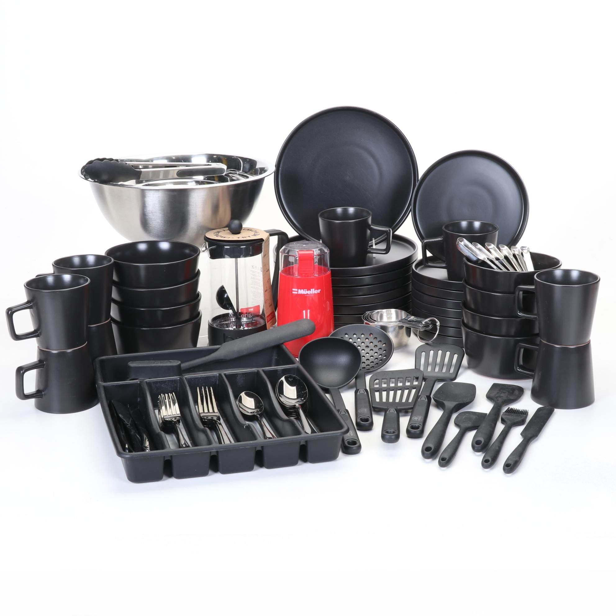 Kitchen Starter Collection Features Dishes, Utensils, Cooking & Coffee ...