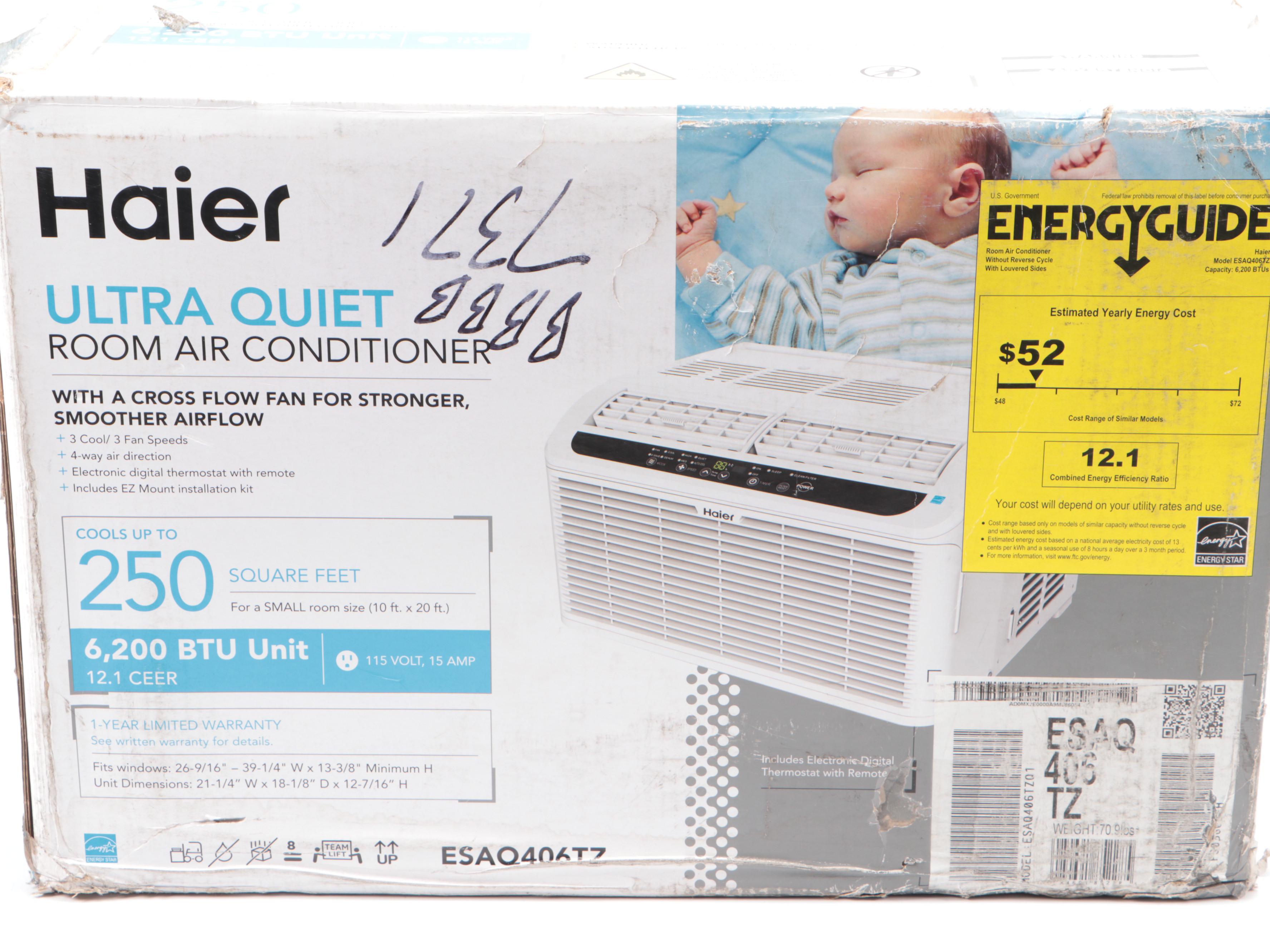 Haier Ultra Quiet Room Air Conditioner | Everything But The House