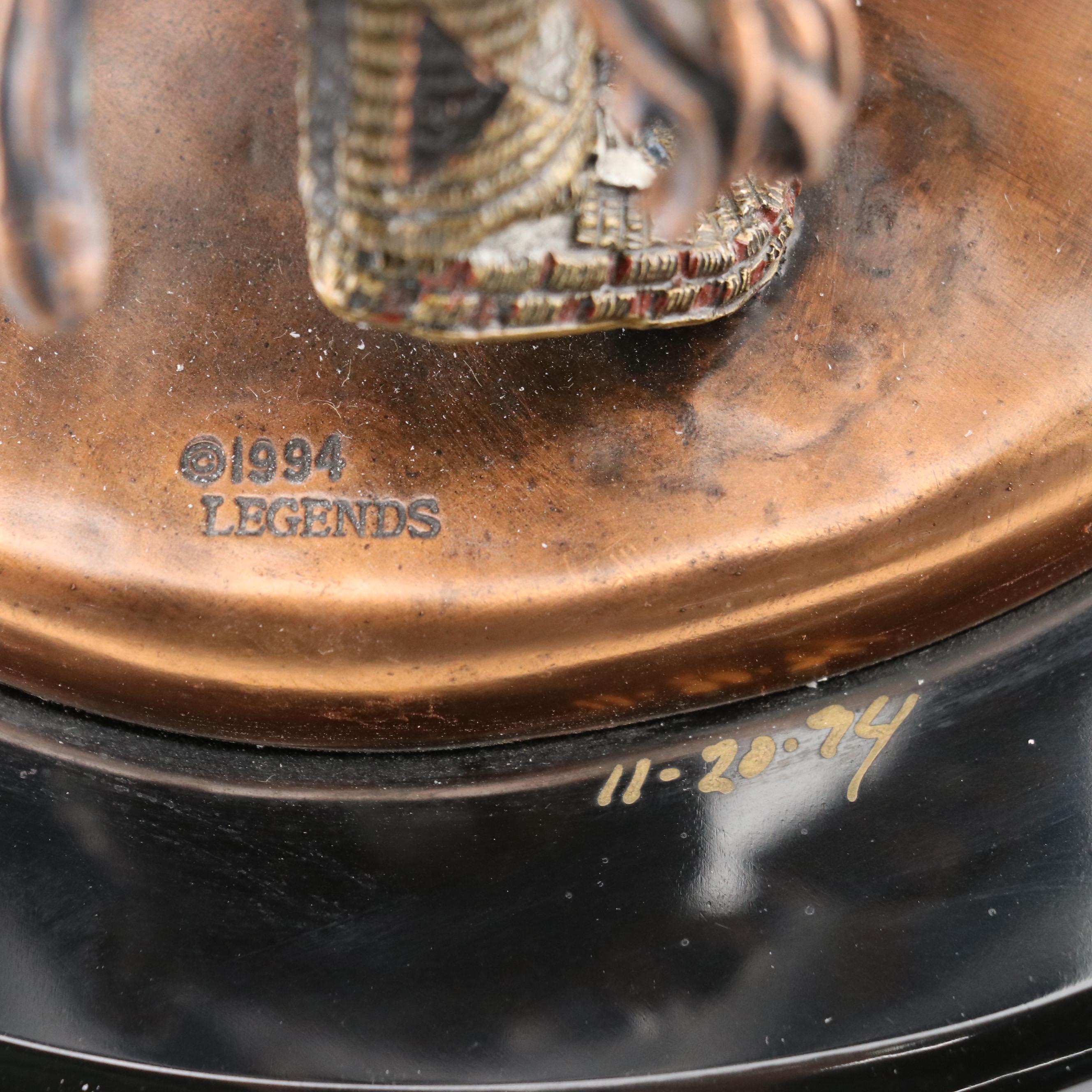 C. A. Pardell Patinated Bronze Sculpture "Footprints of the Butterfly ...