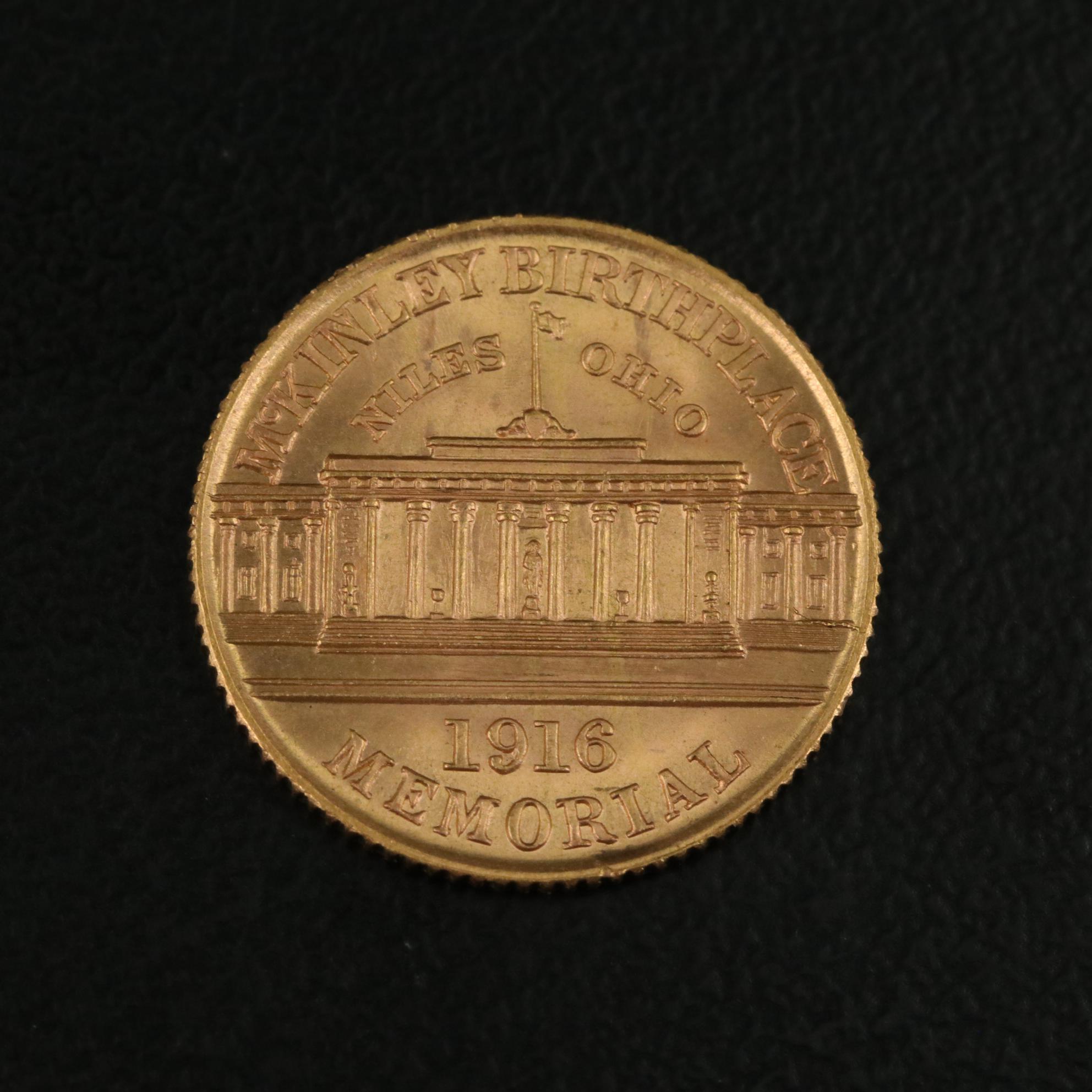 1916 Mckinley Commemorative $1 Gold Coin | Everything But The House