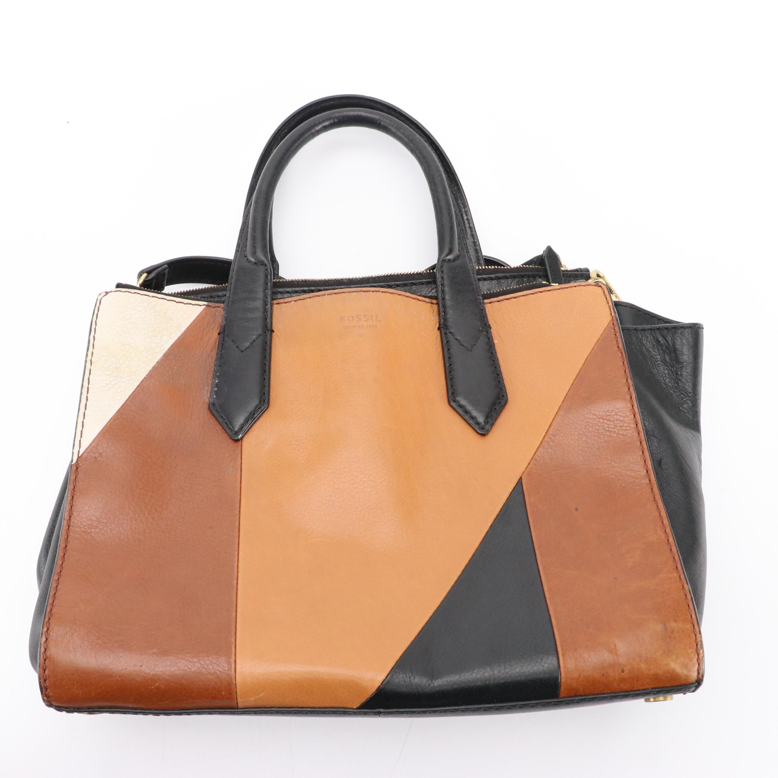 Kate Spade Shoulder Bag & Fossil Two-Way Bag in Leather with Brighton ...