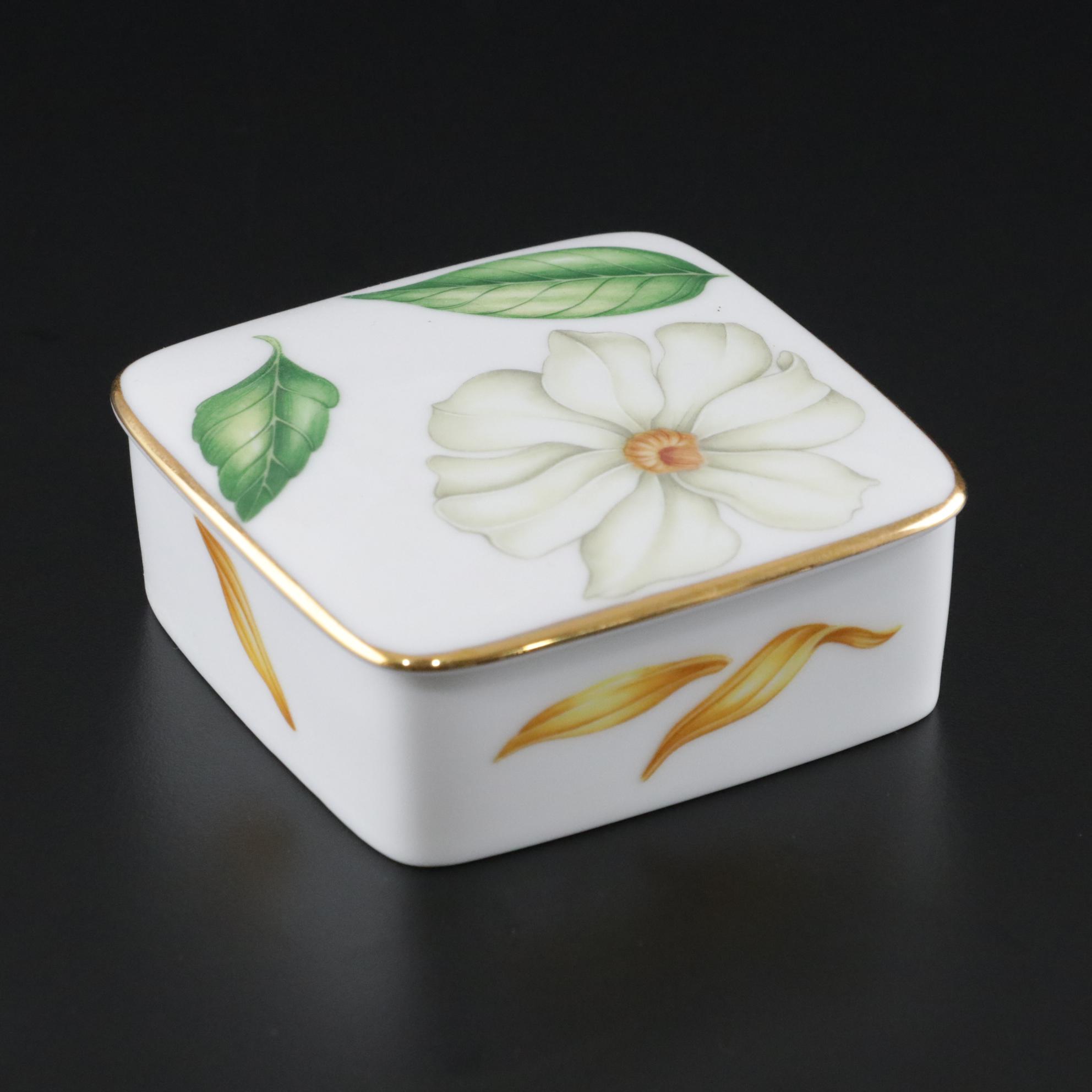 Tiffany & Co. Elsa Peretti Crystal "Wave Box" and "Tiffany Flowers ...