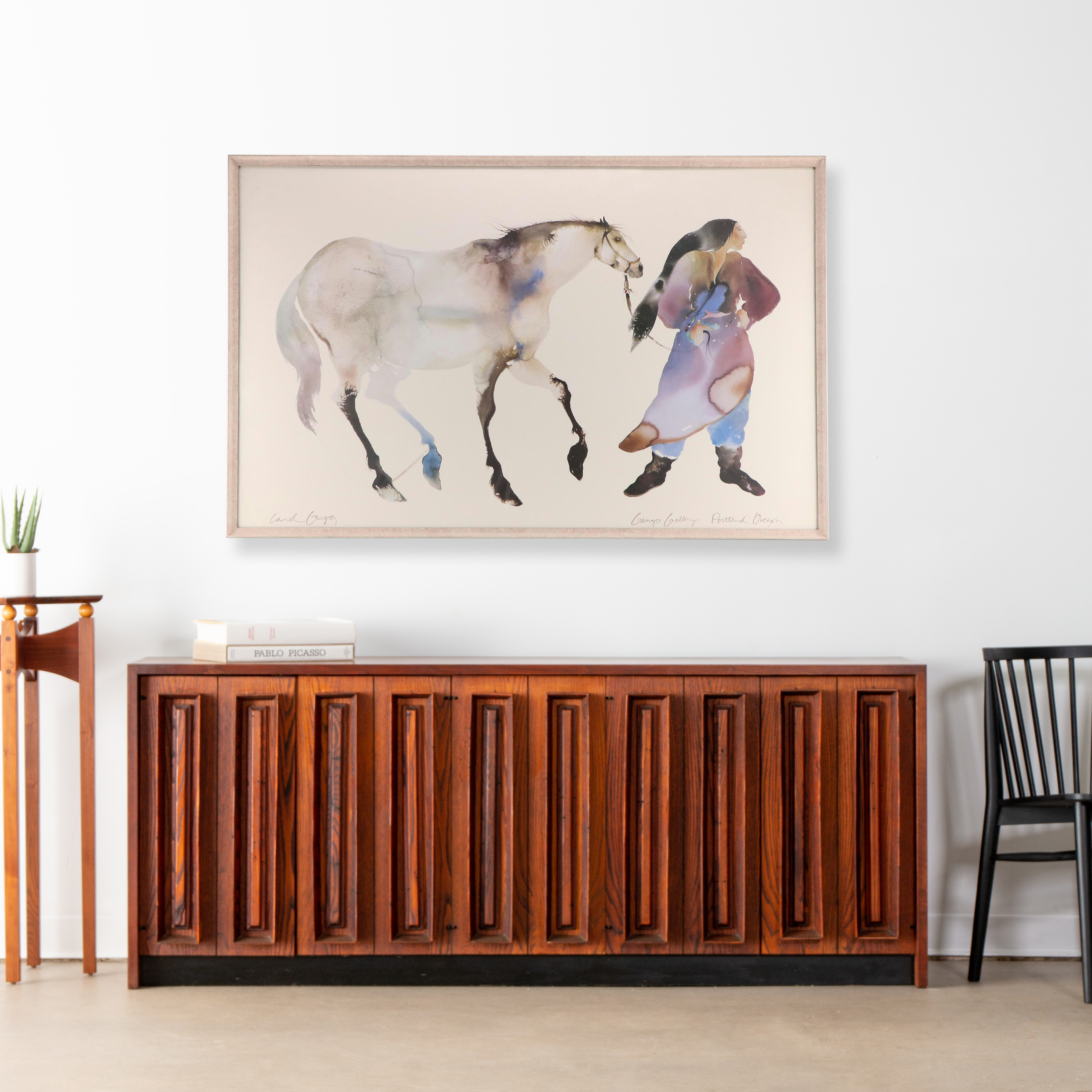 Gango Gallery Carol Grigg Offset Lithograph Exhibition Poster | EBTH