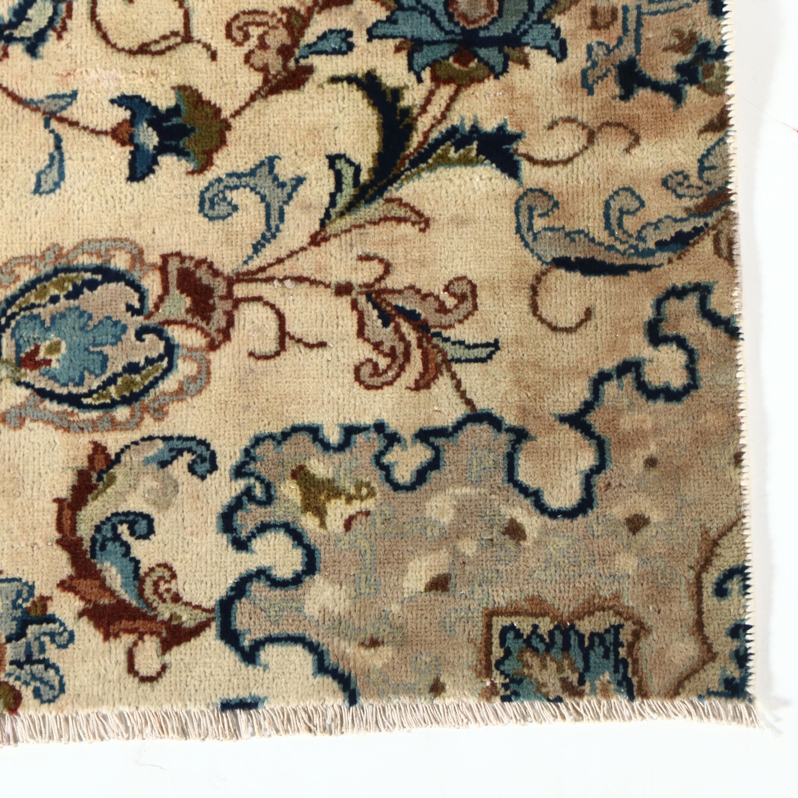4'6 x 7'11 Hand-Knotted Persian Isfahan Remnant Area Rug | EBTH