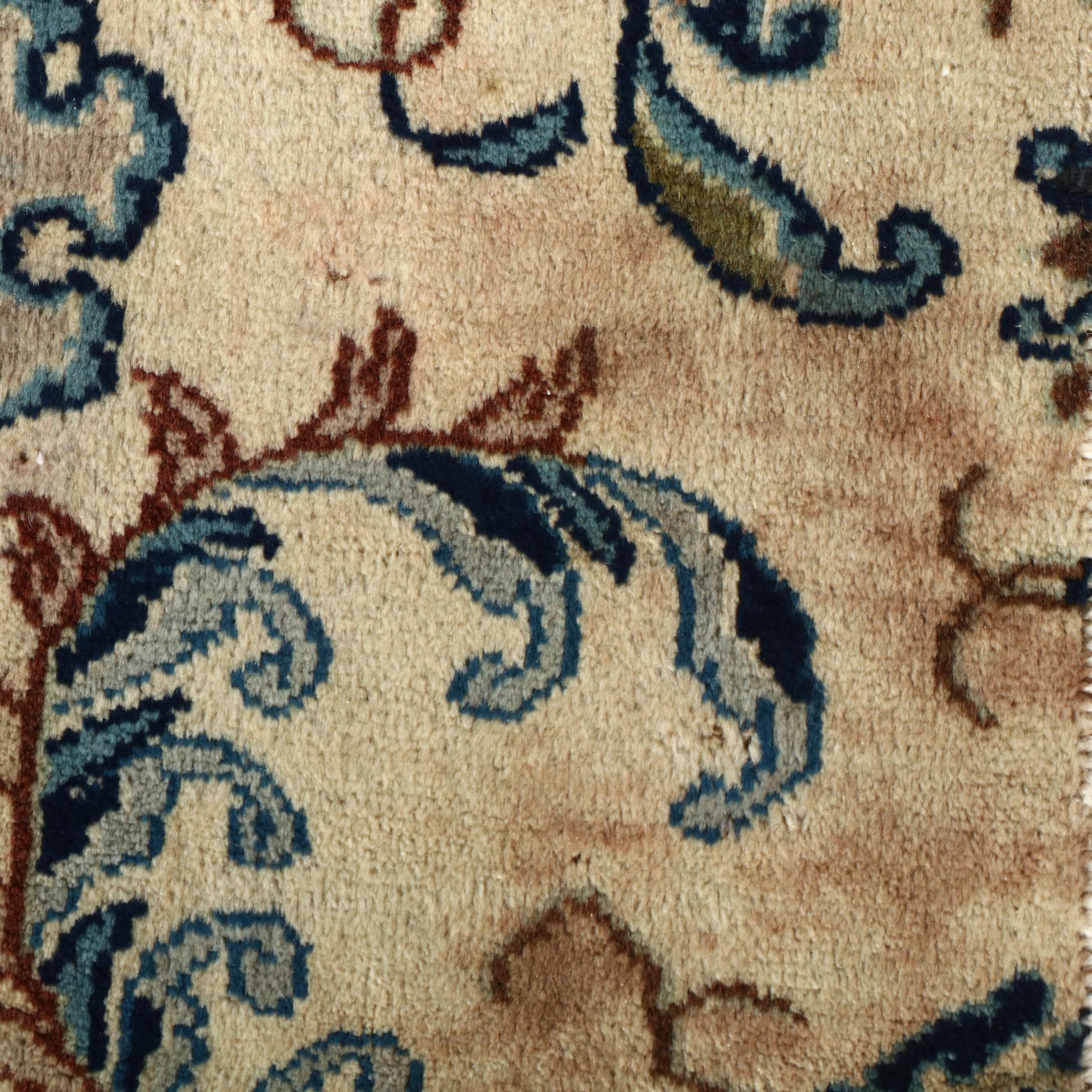 4'6 x 7'11 Hand-Knotted Persian Isfahan Remnant Area Rug | EBTH