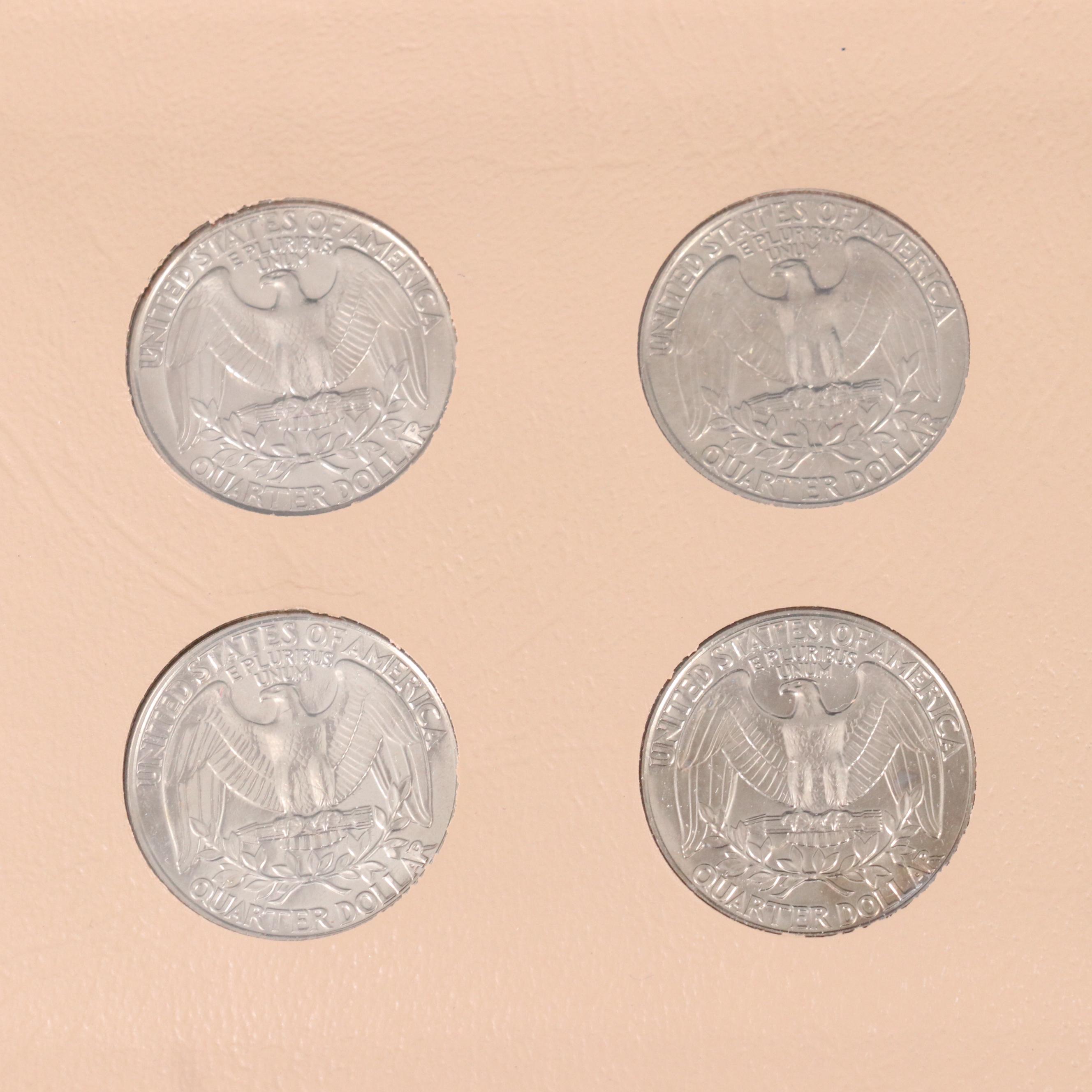 Collection of 250 Washington Quarters, Including 73 Silver Quarters | EBTH