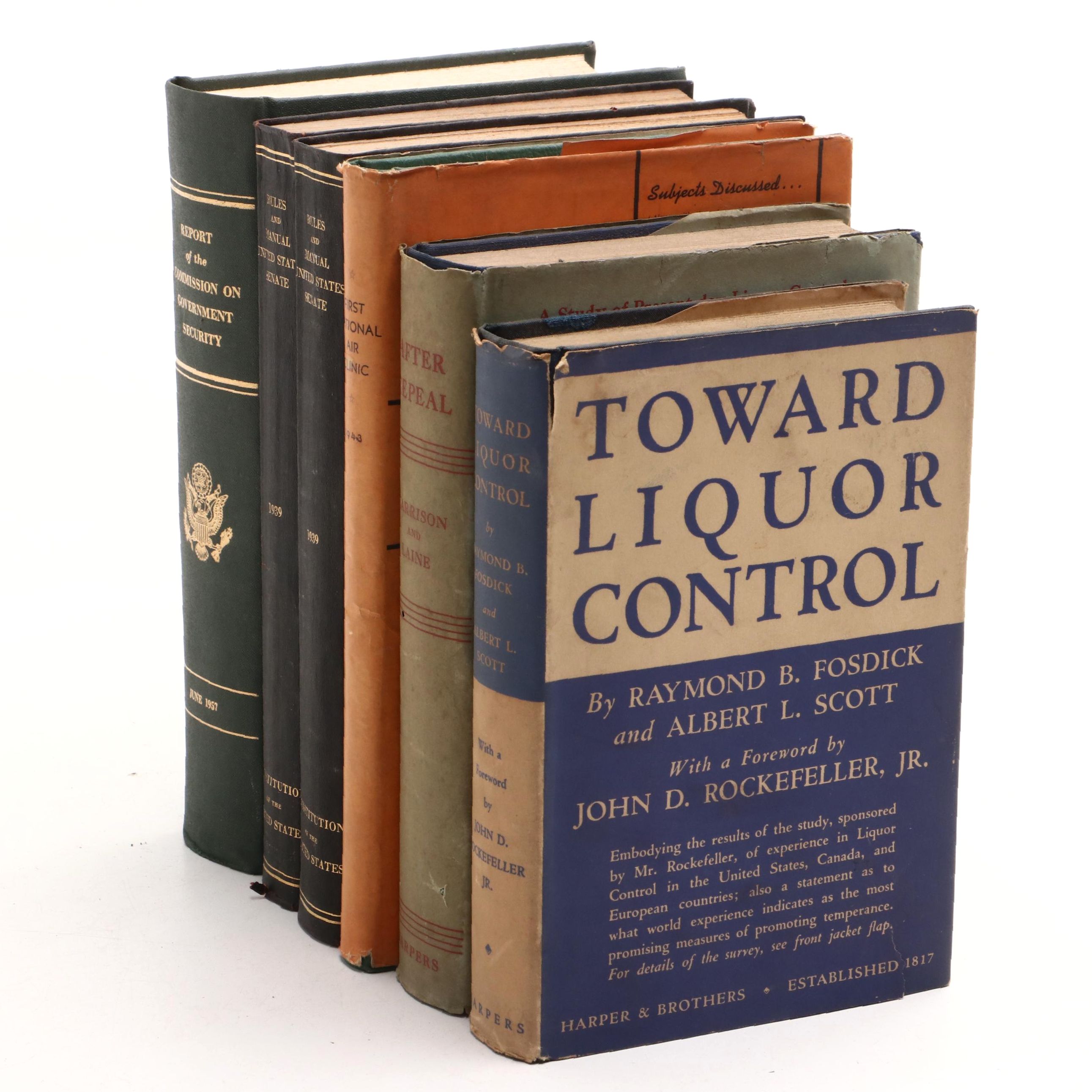 First Edition "Toward Liquor Control" with More Nonfiction Books | EBTH
