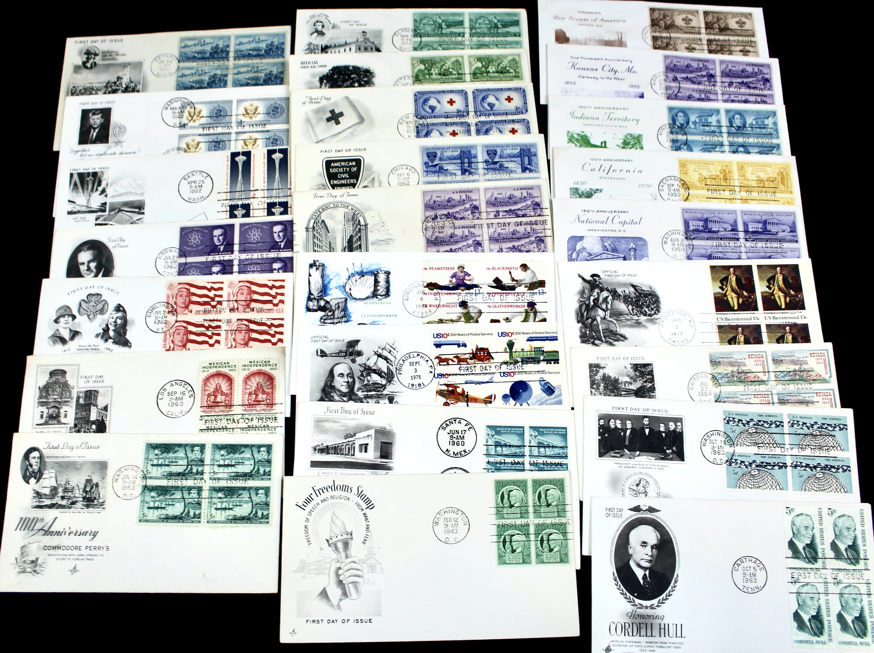 Over 350 U.S. First Day Covers | Everything But The House