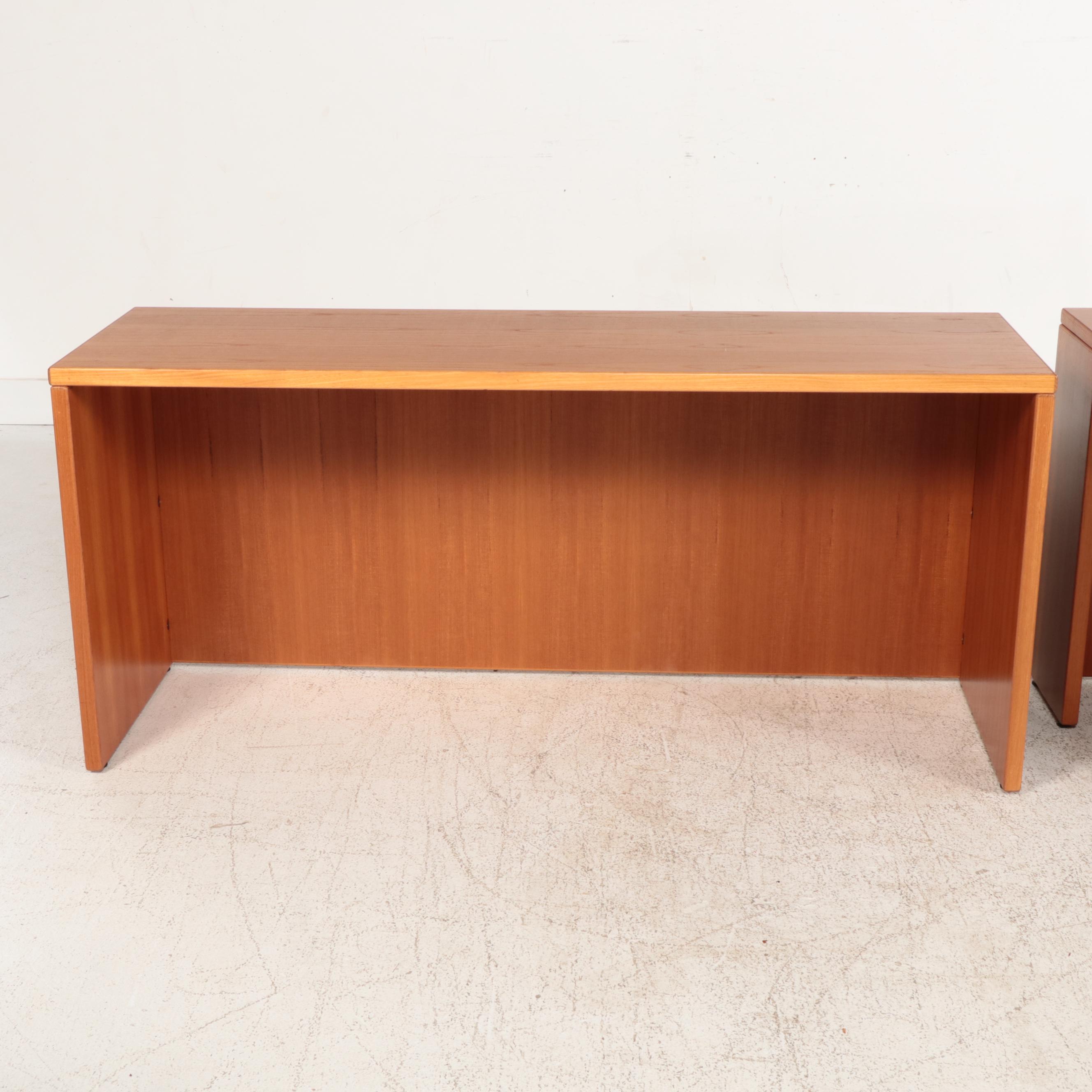 Sun Cabinet Danish Modern Style Teak Modular Office Desk | EBTH