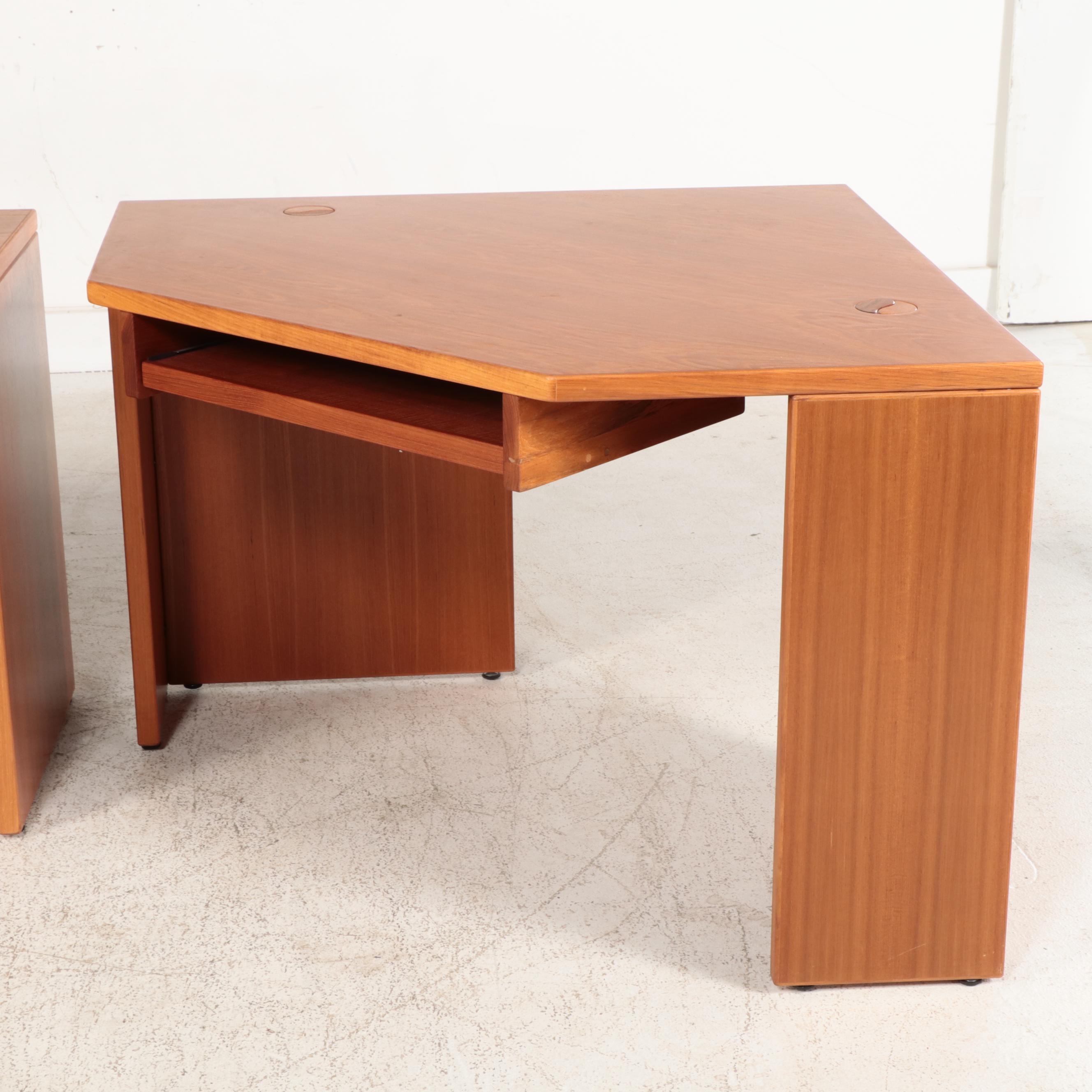 Sun Cabinet Danish Modern Style Teak Modular Office Desk | EBTH