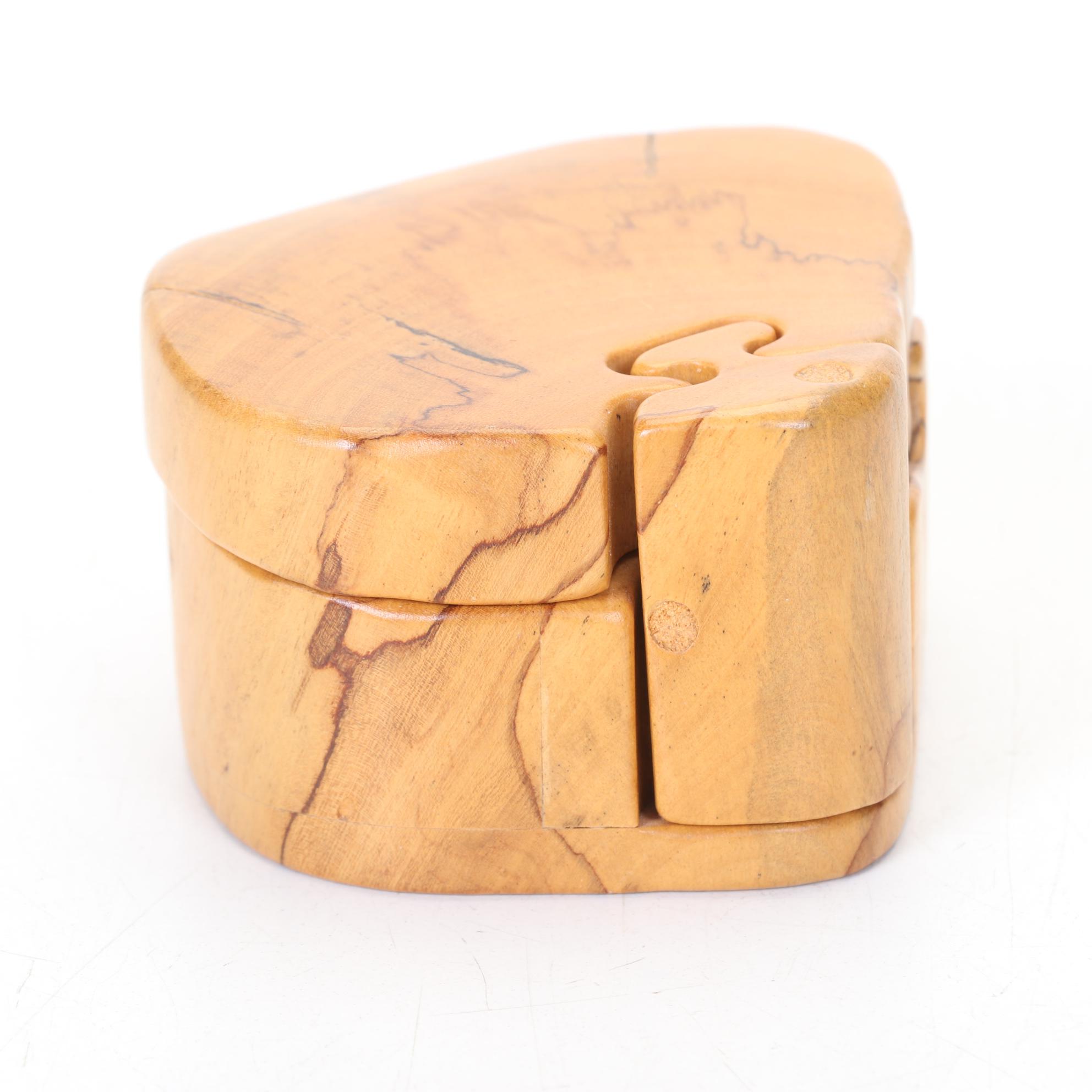 Don Rupard Burl Wood Puzzle Boxes | EBTH