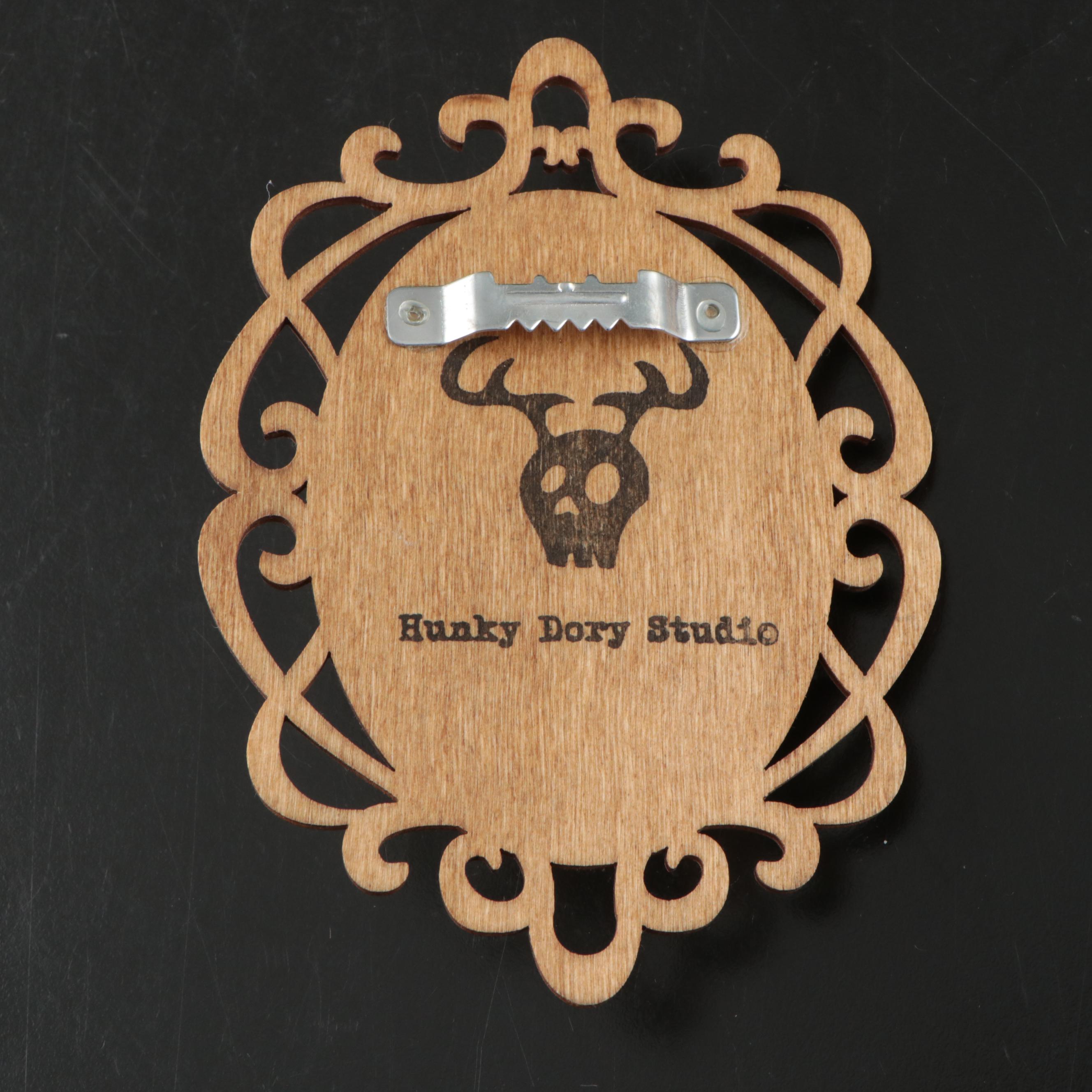 Amy Flesher Hunky Dory Studios Wall Plaques with Anthropomorphic Rabbit ...