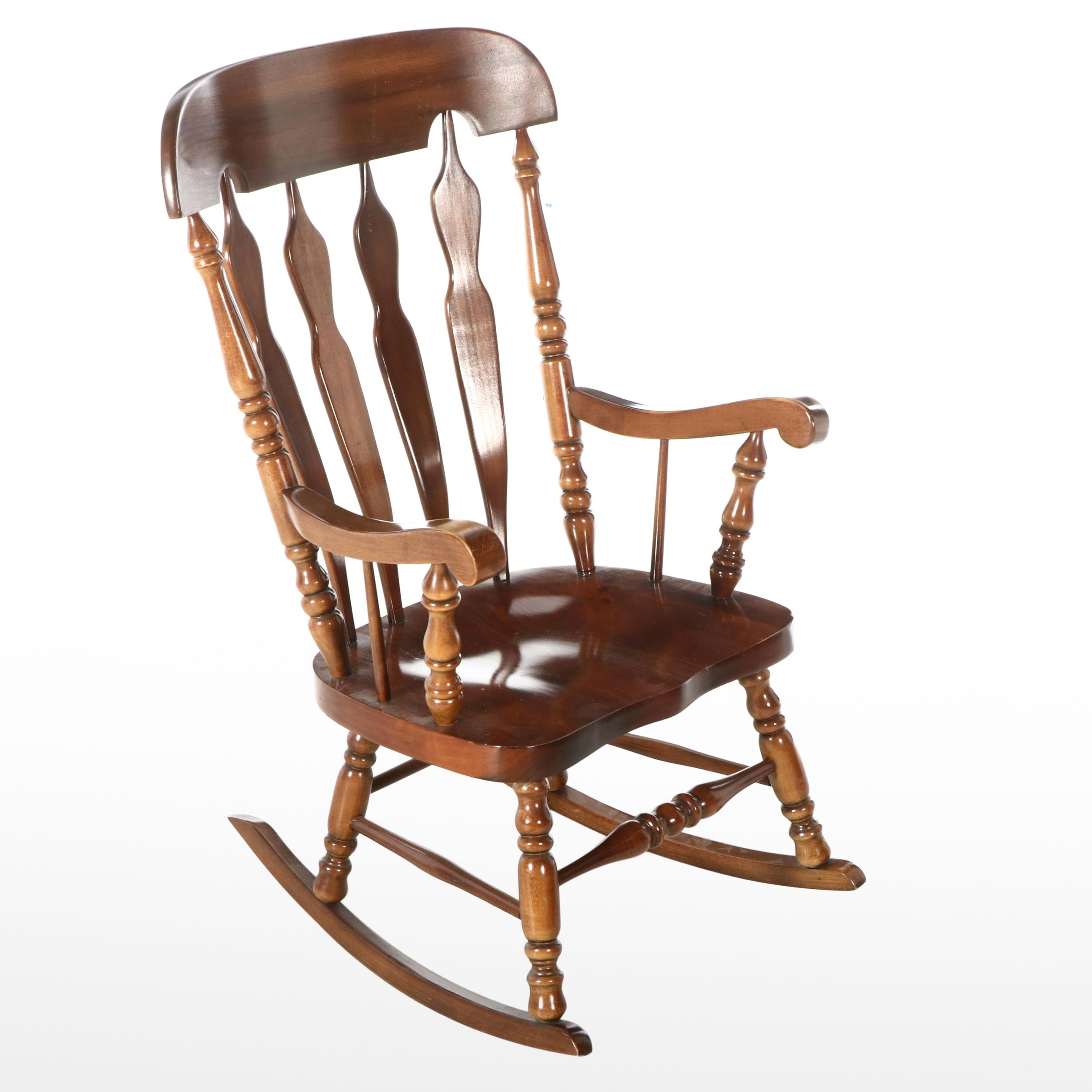 Virginia House Colonial Style Mahogany Rocking Chair | Everything But ...