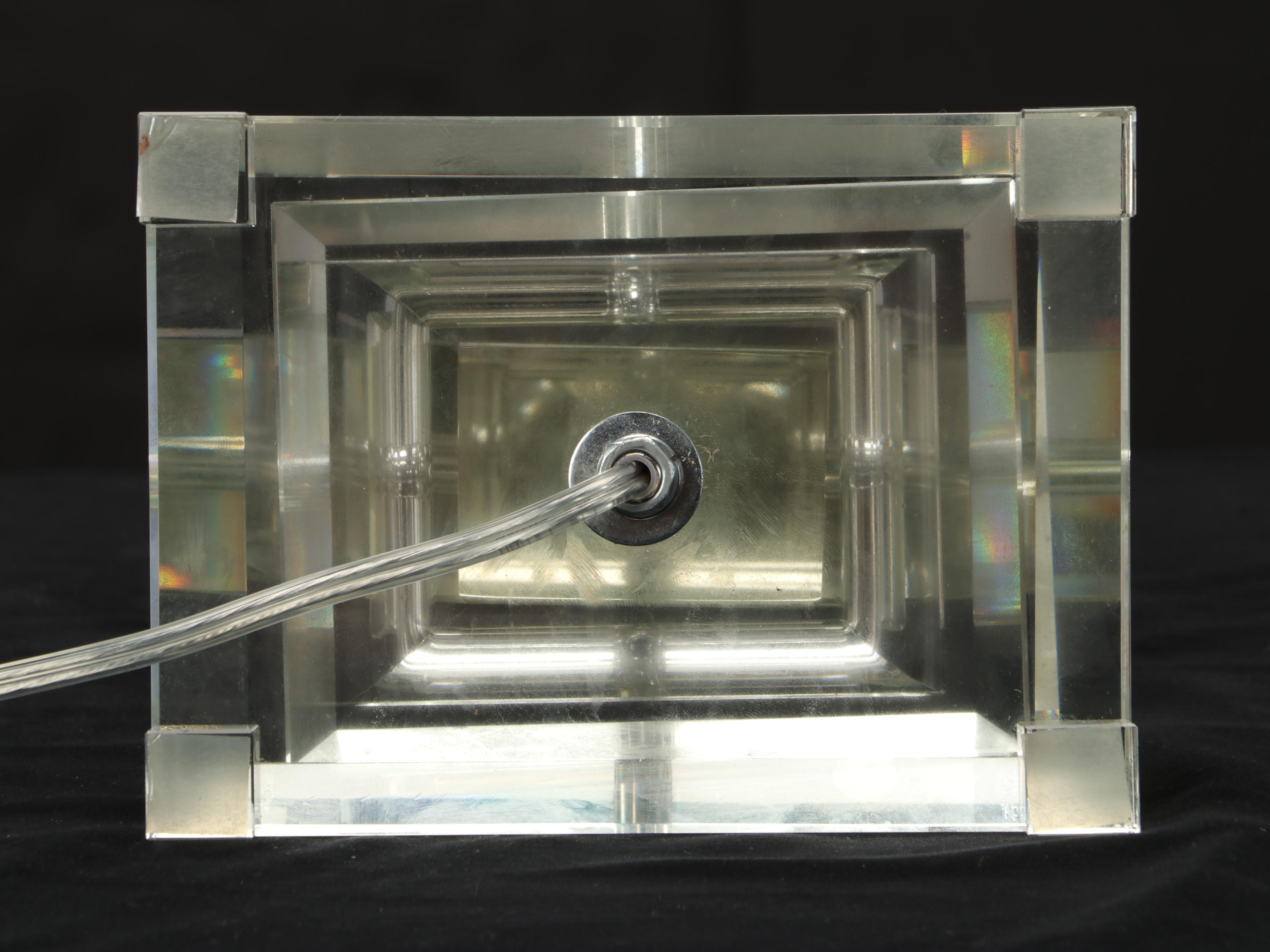 Regina Carr Attributed Clear Acrylic Urn Silhouette Table Lamp, Circa ...