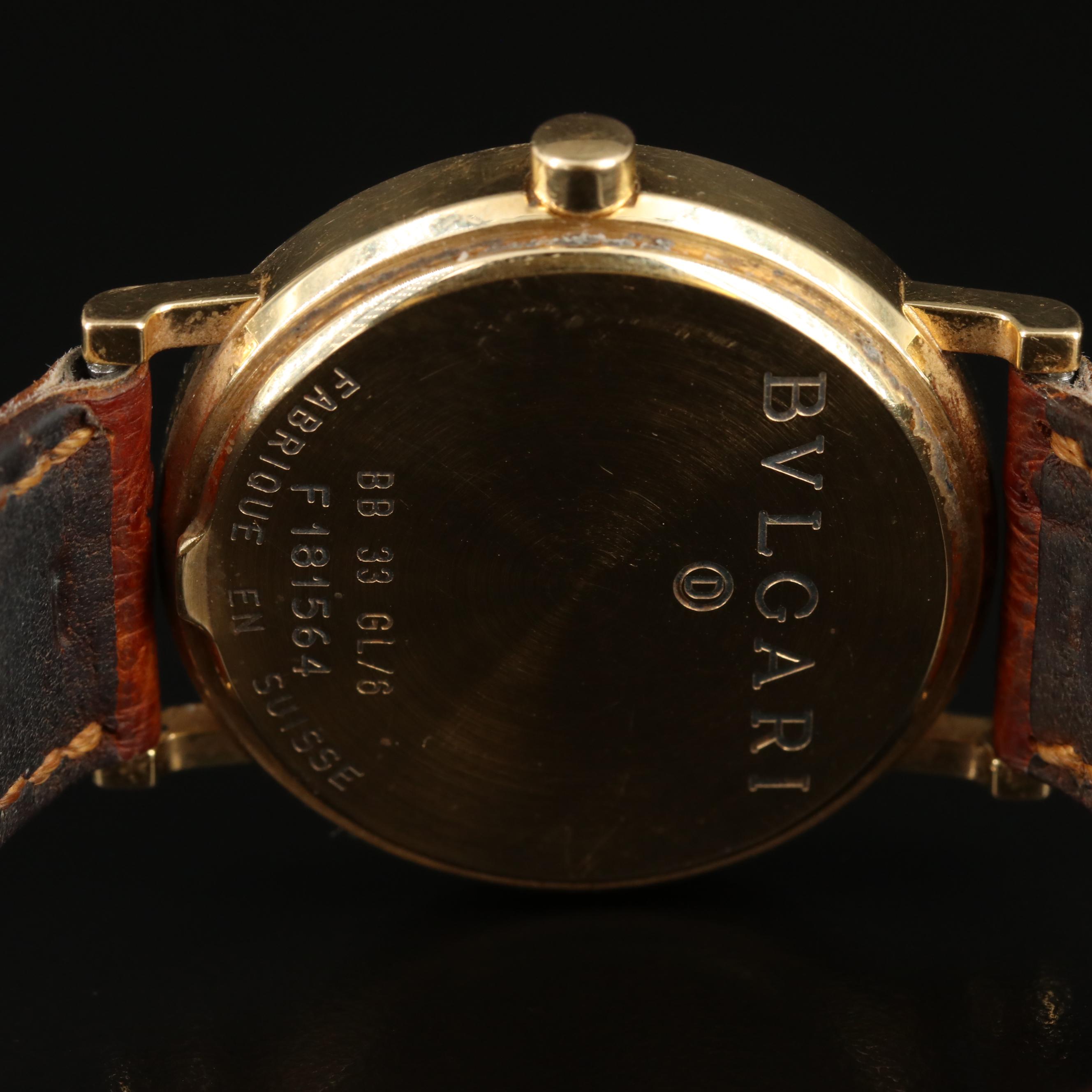 18K BVLGARI Swiss Made Quartz Watch | EBTH