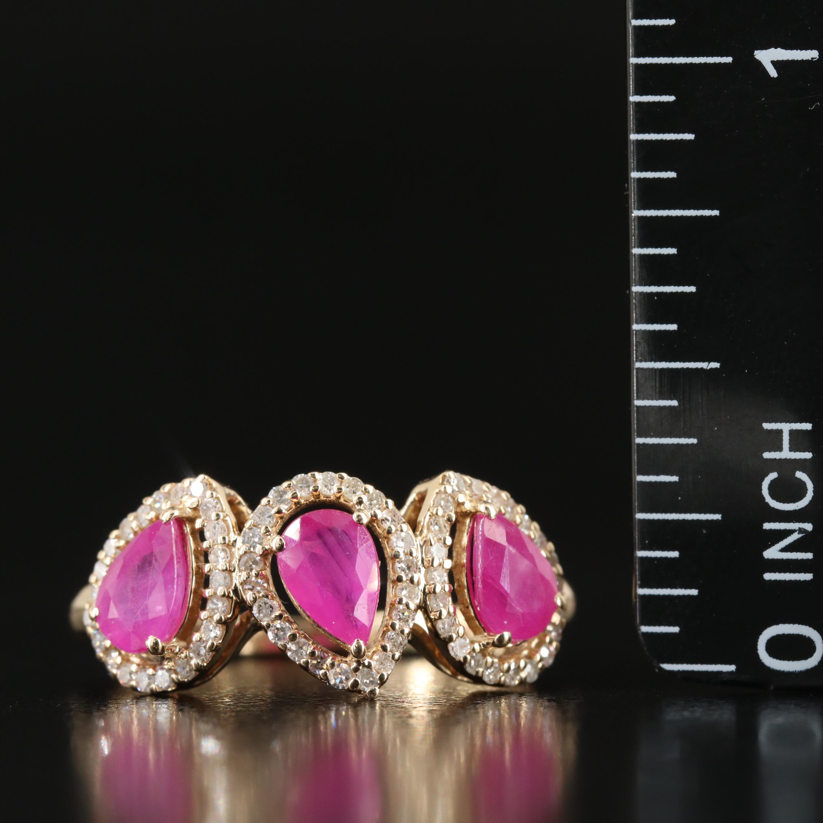 14K Ruby and Diamond Ring | Everything But The House