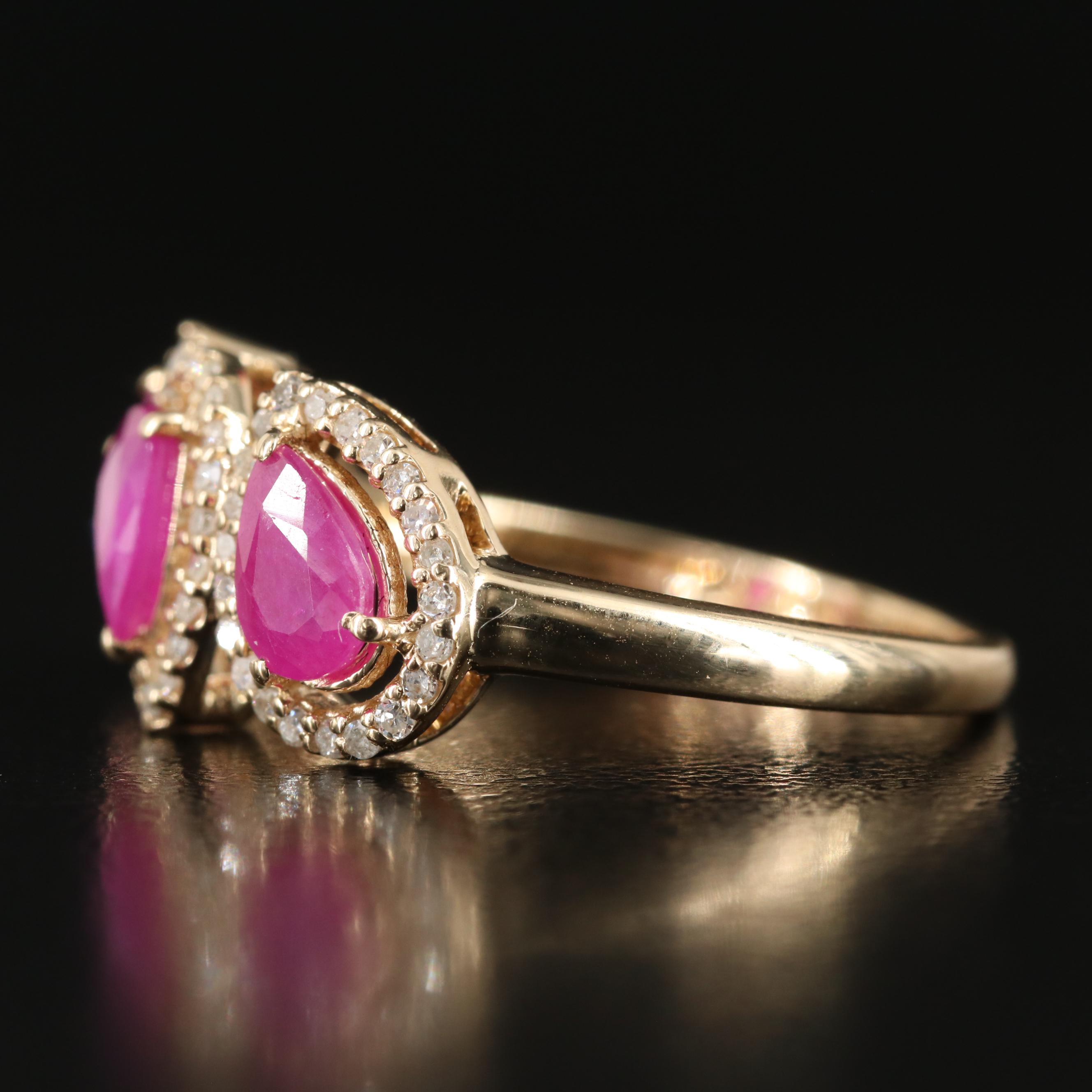 14K Ruby and Diamond Ring | Everything But The House