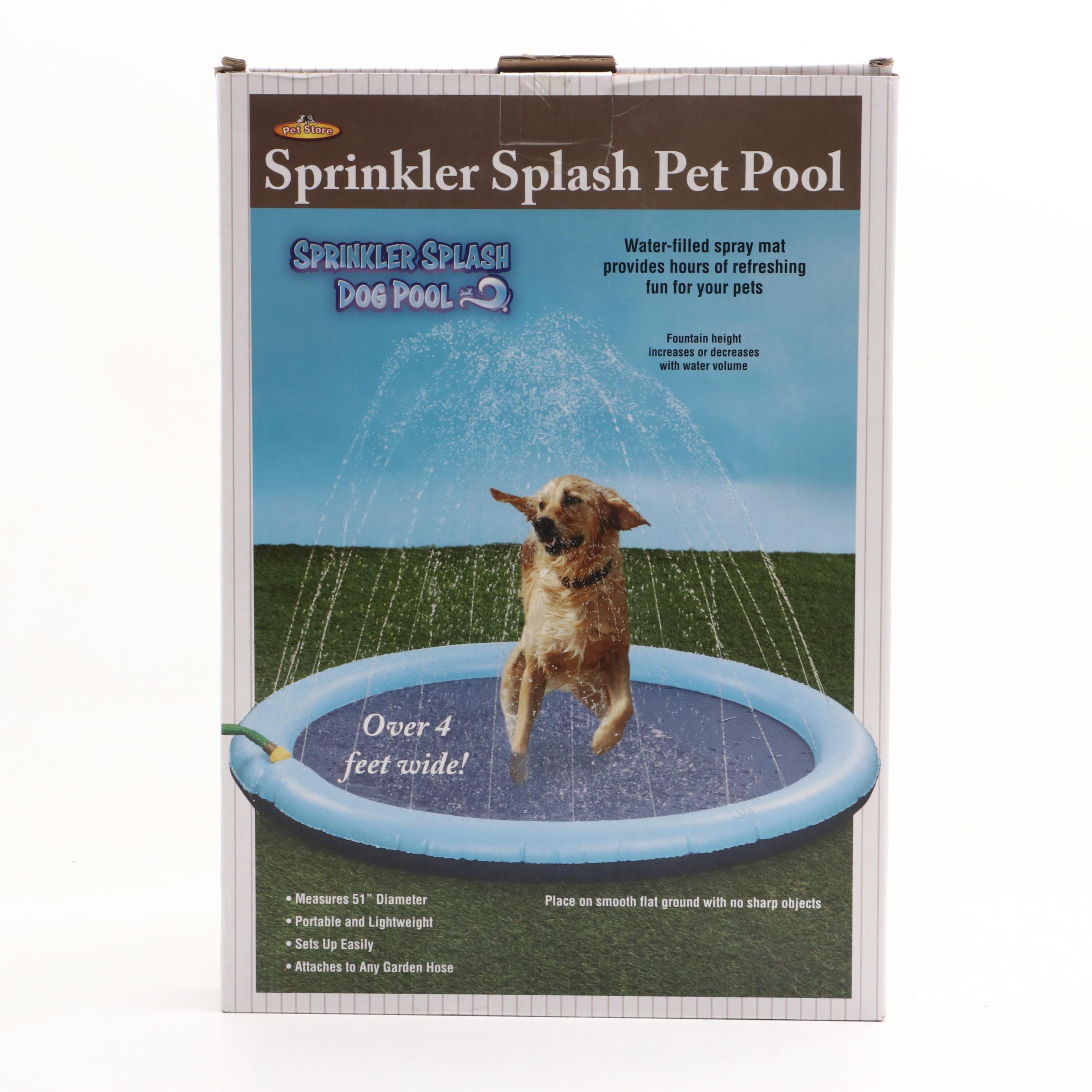 Sprinkler Splash Dog Pool | Everything But The House