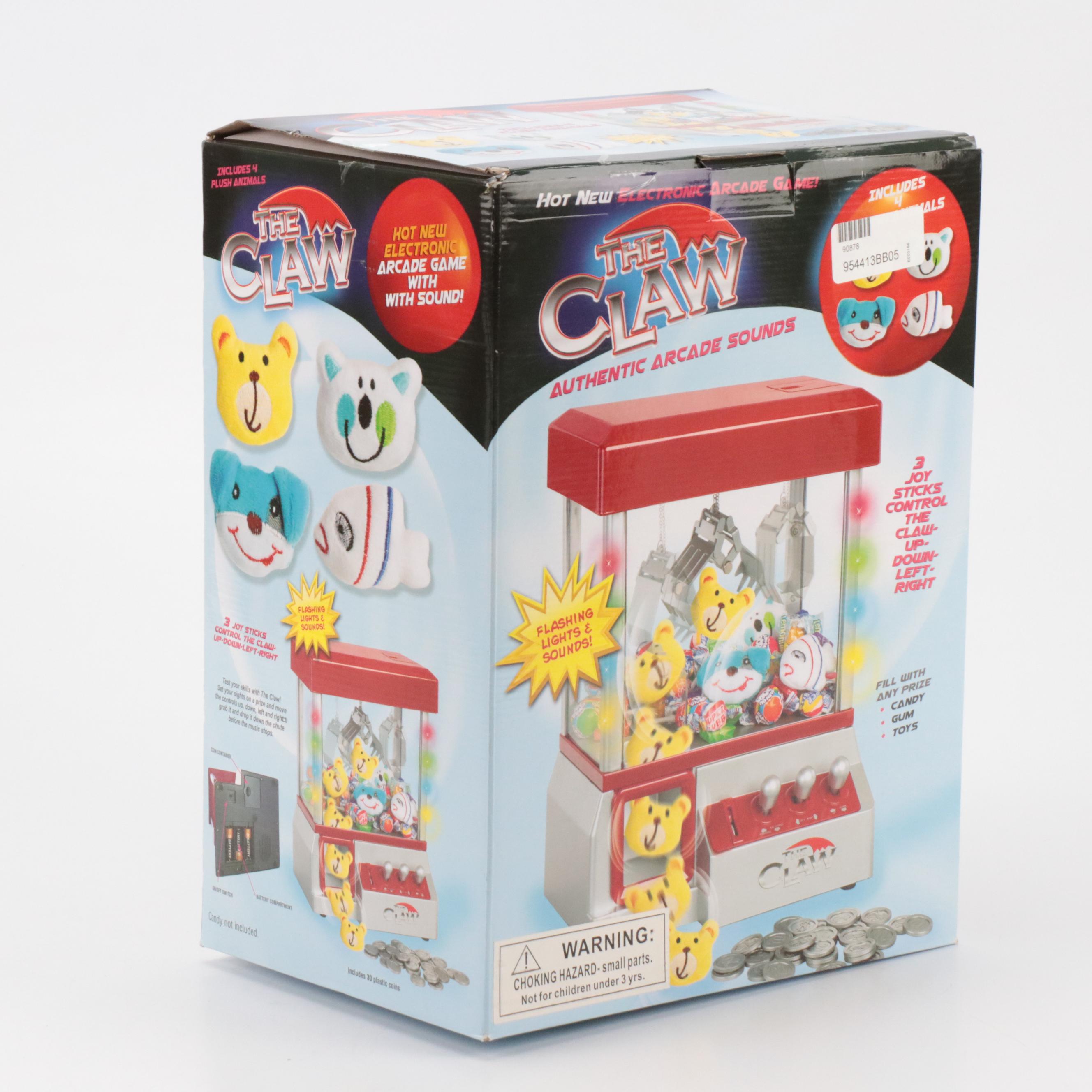 "The Claw" Arcade Game with Plush Animals | EBTH