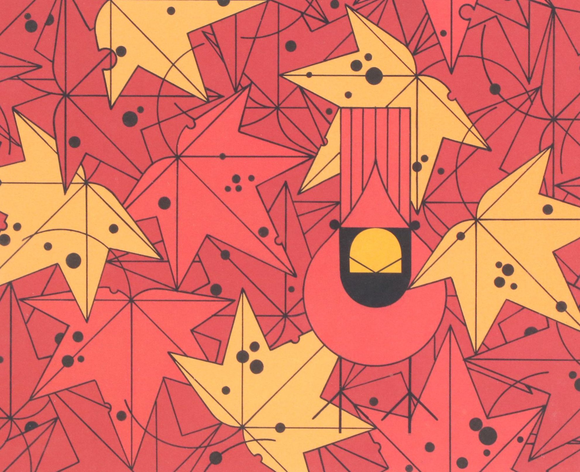 Charley Harper Lithograph "Under the Sweetgum Tree" | EBTH