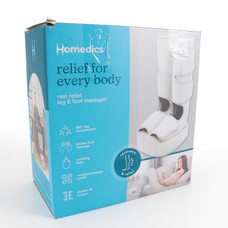 Homedics Real Relief Leg And Foot Massager Everything But The House