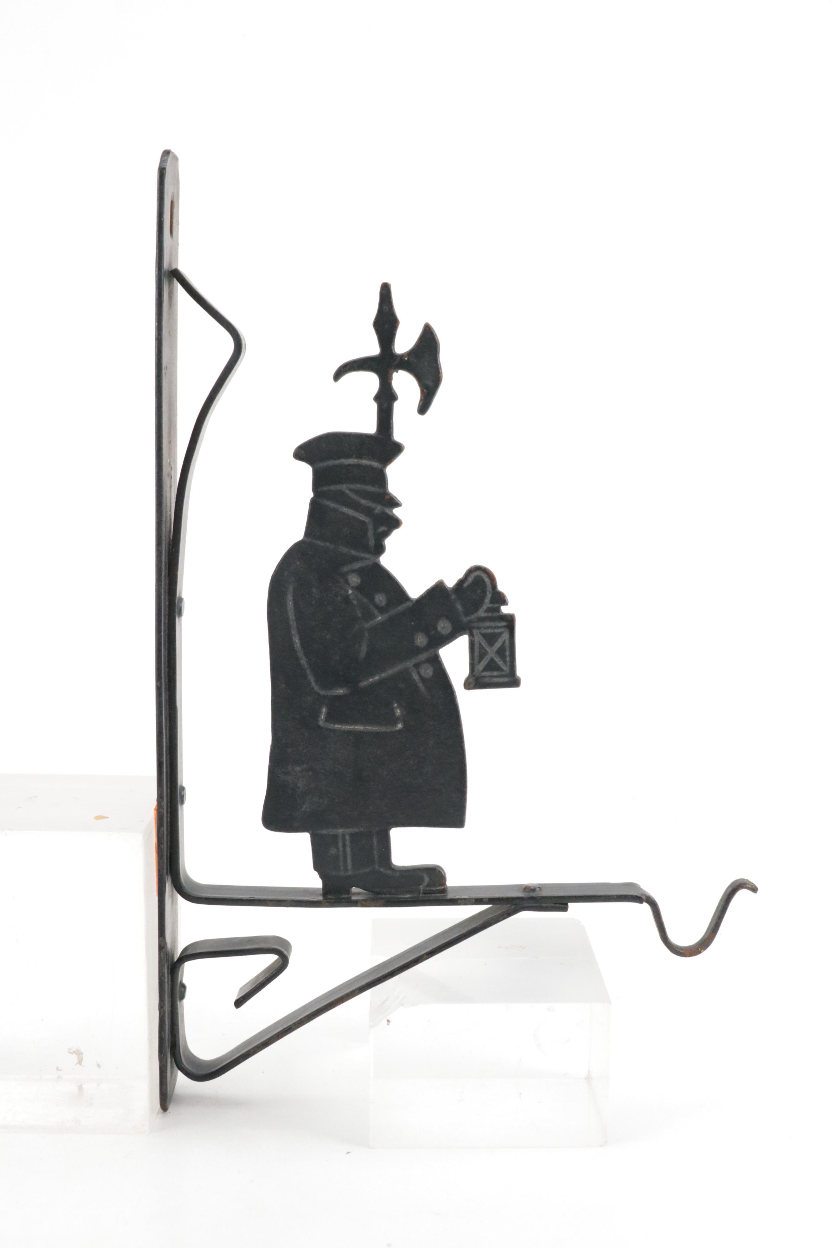 Metal Wall Hook With Sentinel Design | Everything But The House