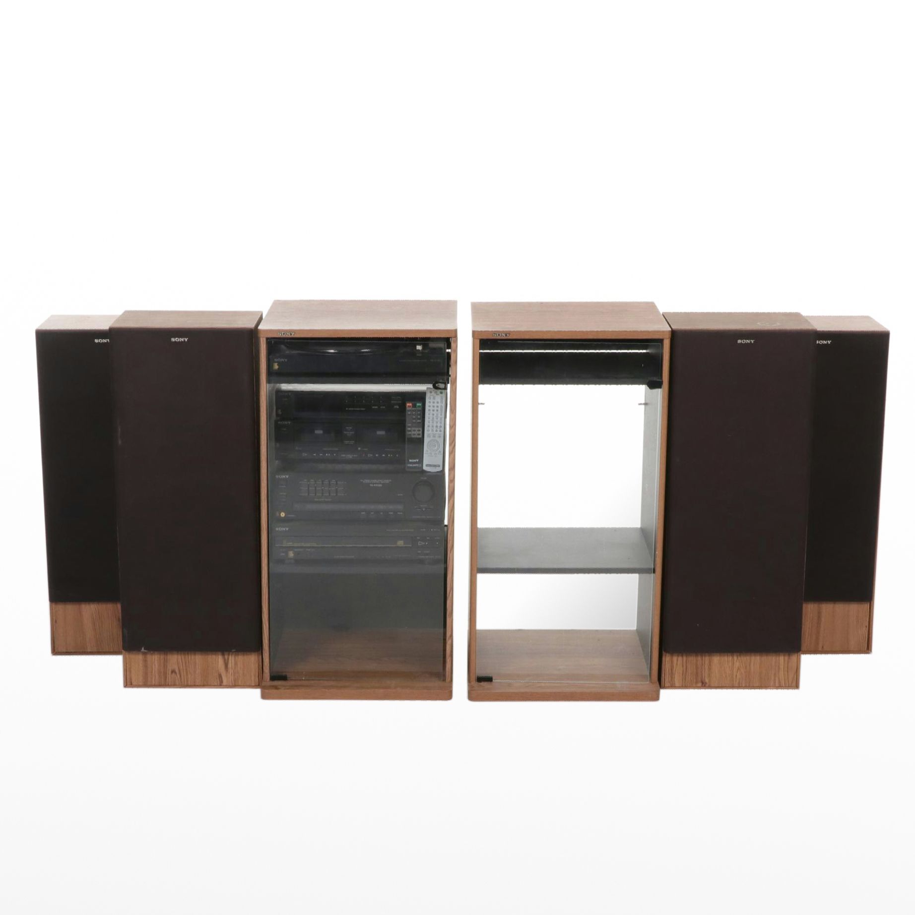 Sony Multi-Component Shelf Stereo System, Audio Racks and Floor ...