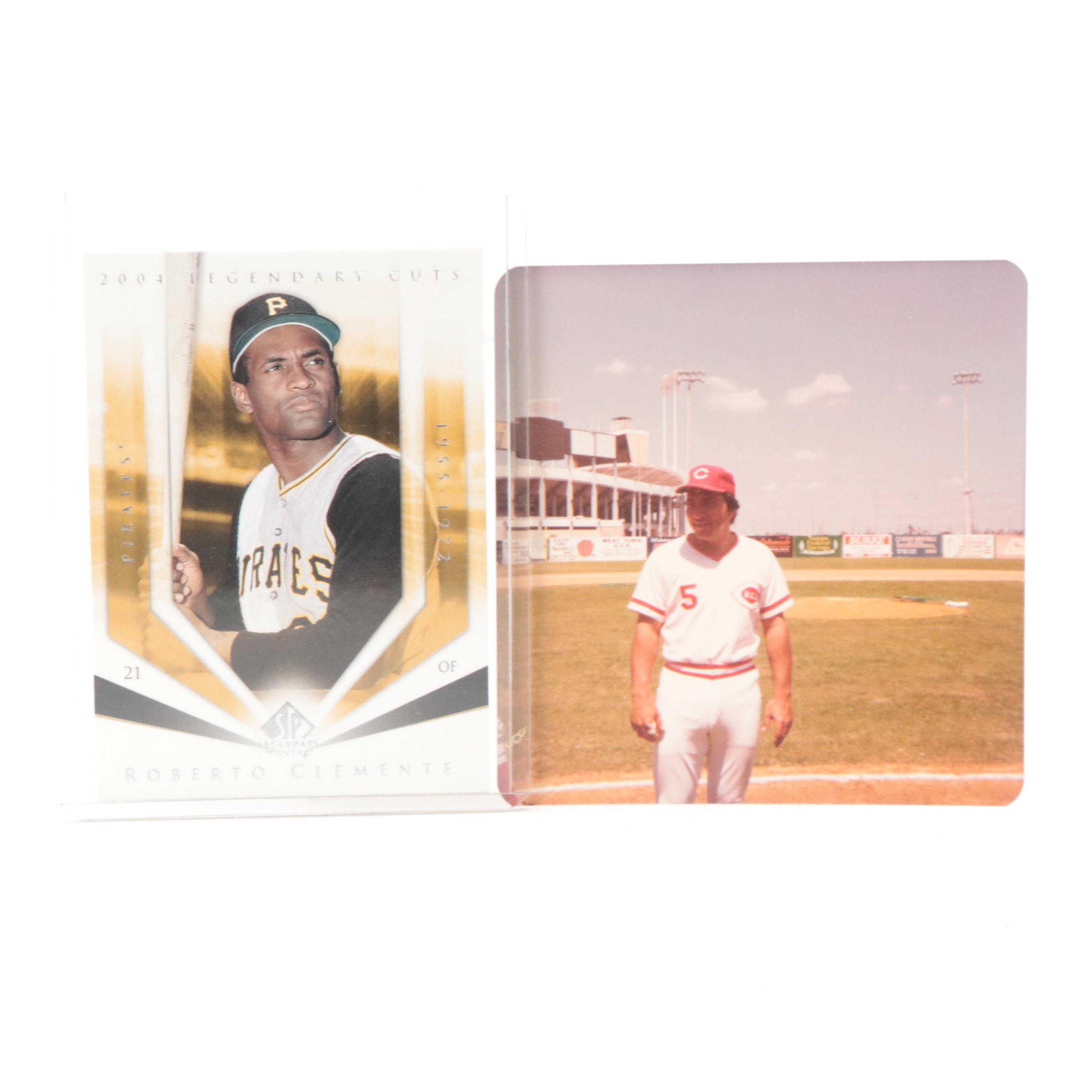 1989 Cincinnati Bengals Signed Football with Johnny Bench Signed ...