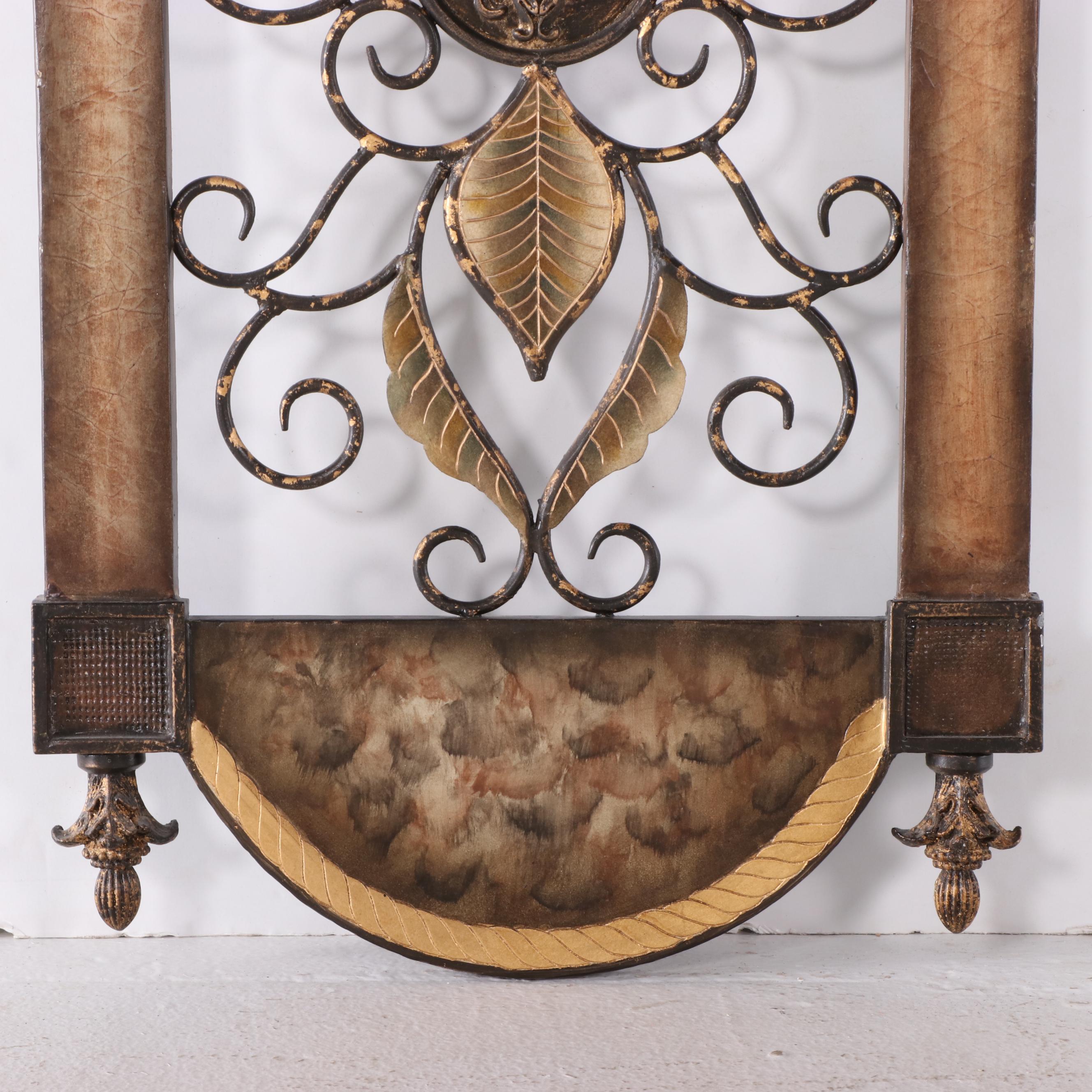 Baroque Style Scrolled Metal Wall Hanging | EBTH