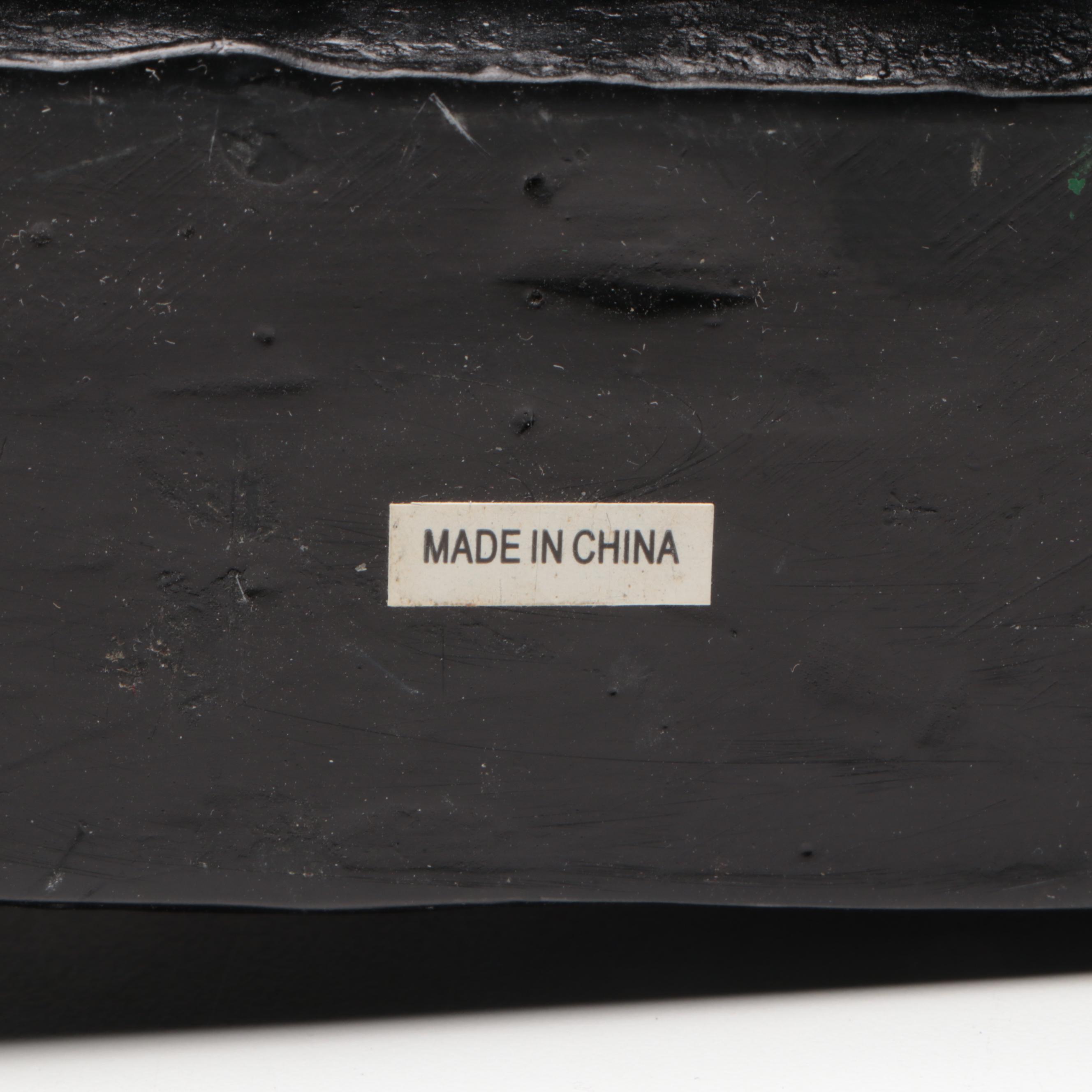 Cast Resin Fishnet Legs and Heels Accent Table with Tempered Glass Top ...