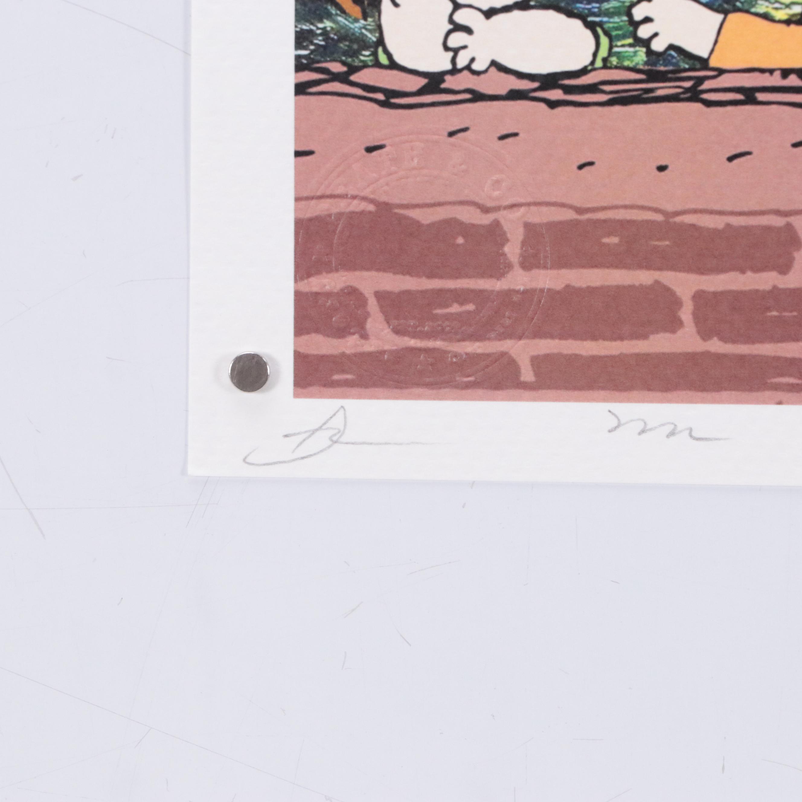 Death NYC Pop Art Graphic Print of Peanuts Characters x Van Gogh, 2022 ...