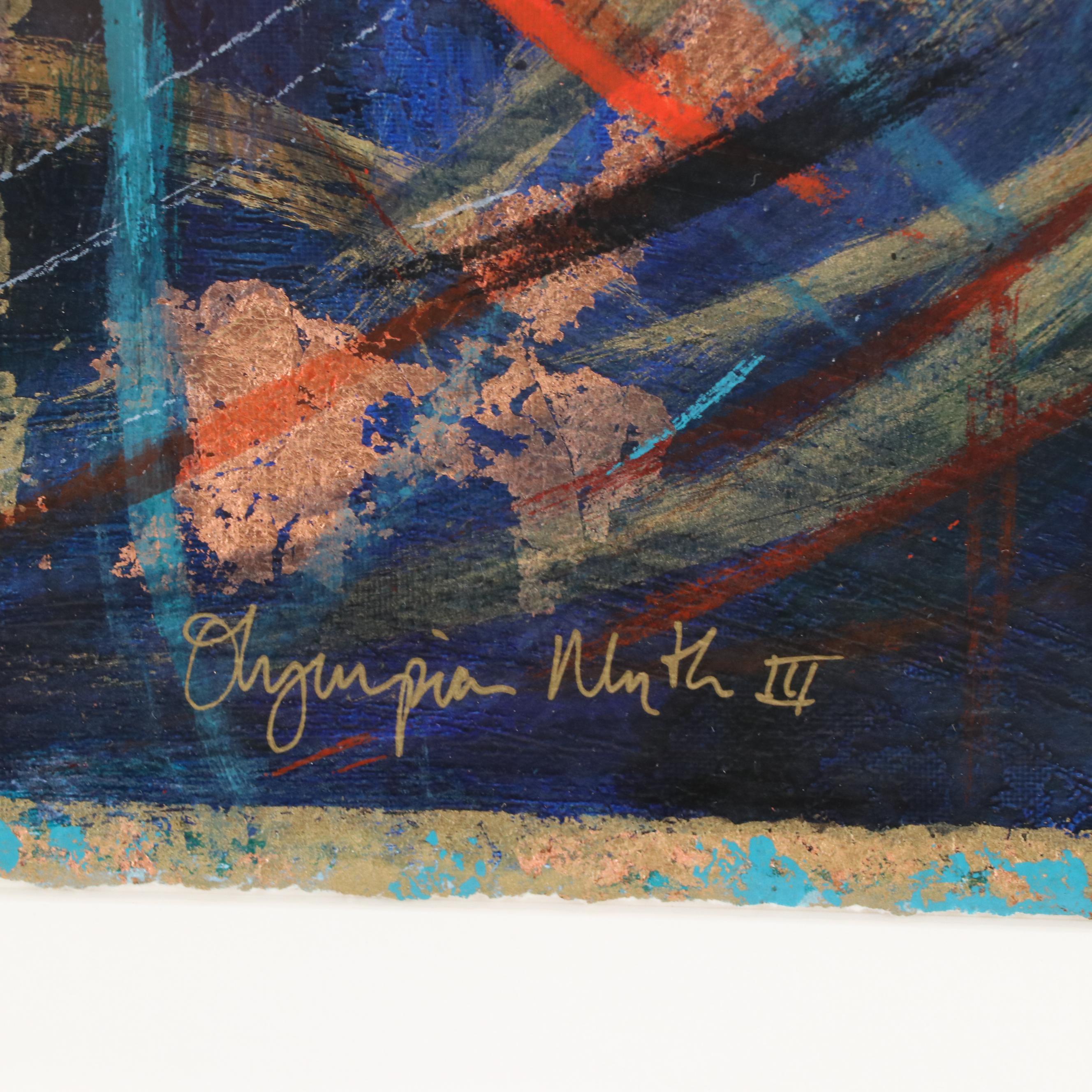 Janet Treby Serigraph "Olympian Myth III" | Everything But The House