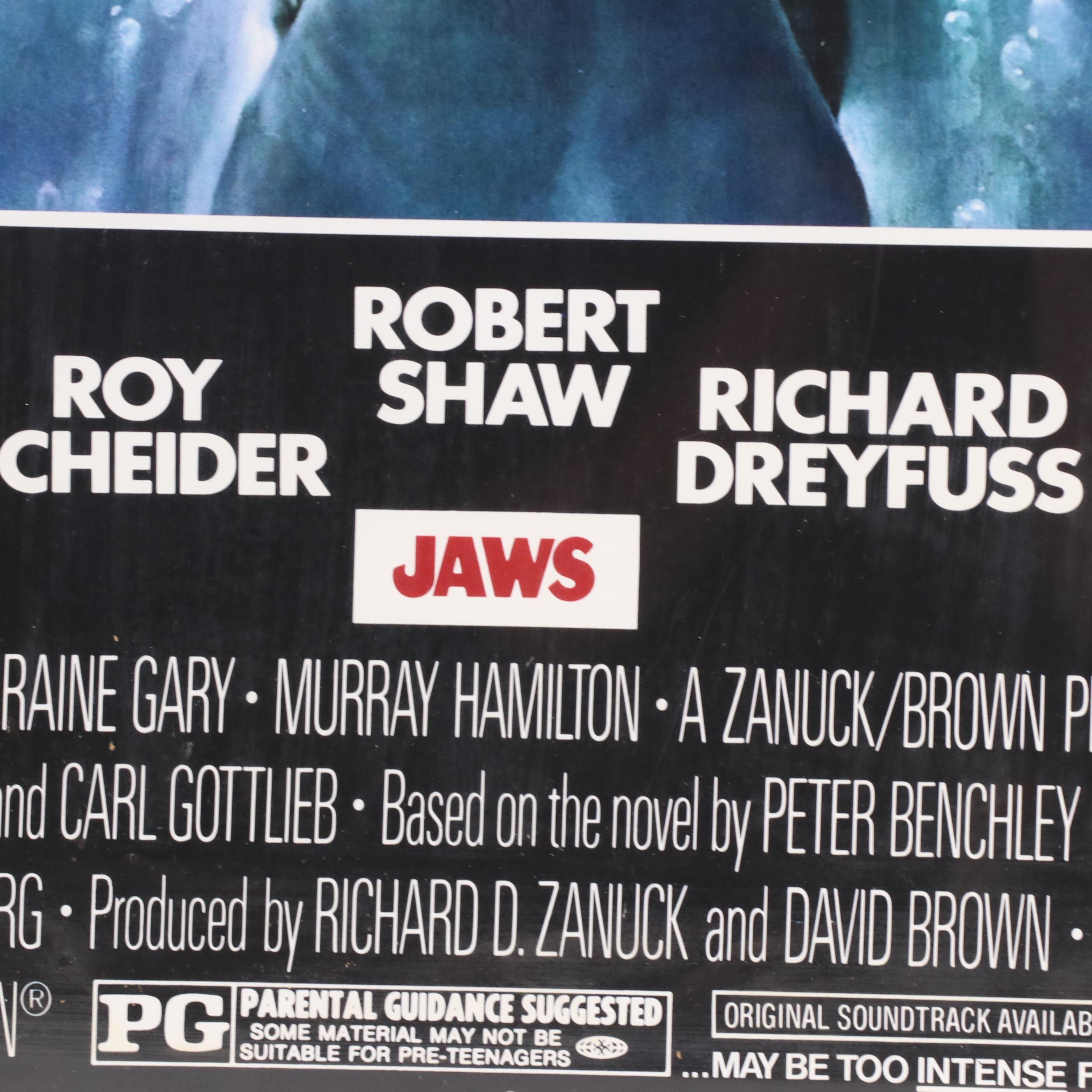 "Jaws" Offset Lithograph Movie Poster | EBTH