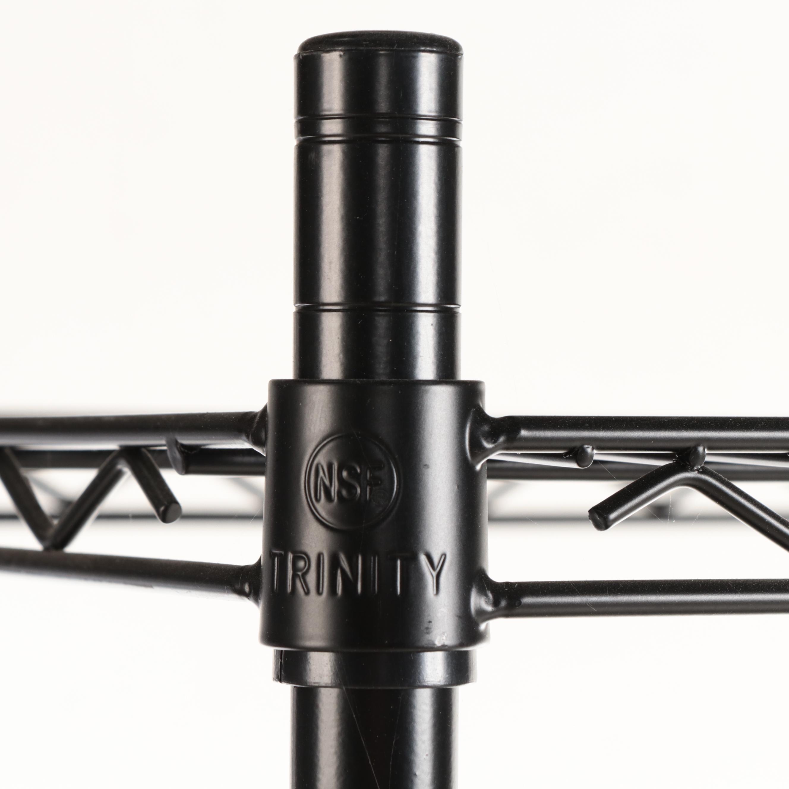 Three Trinity Industrial Style Metal Rolling Storage Racks | Everything ...